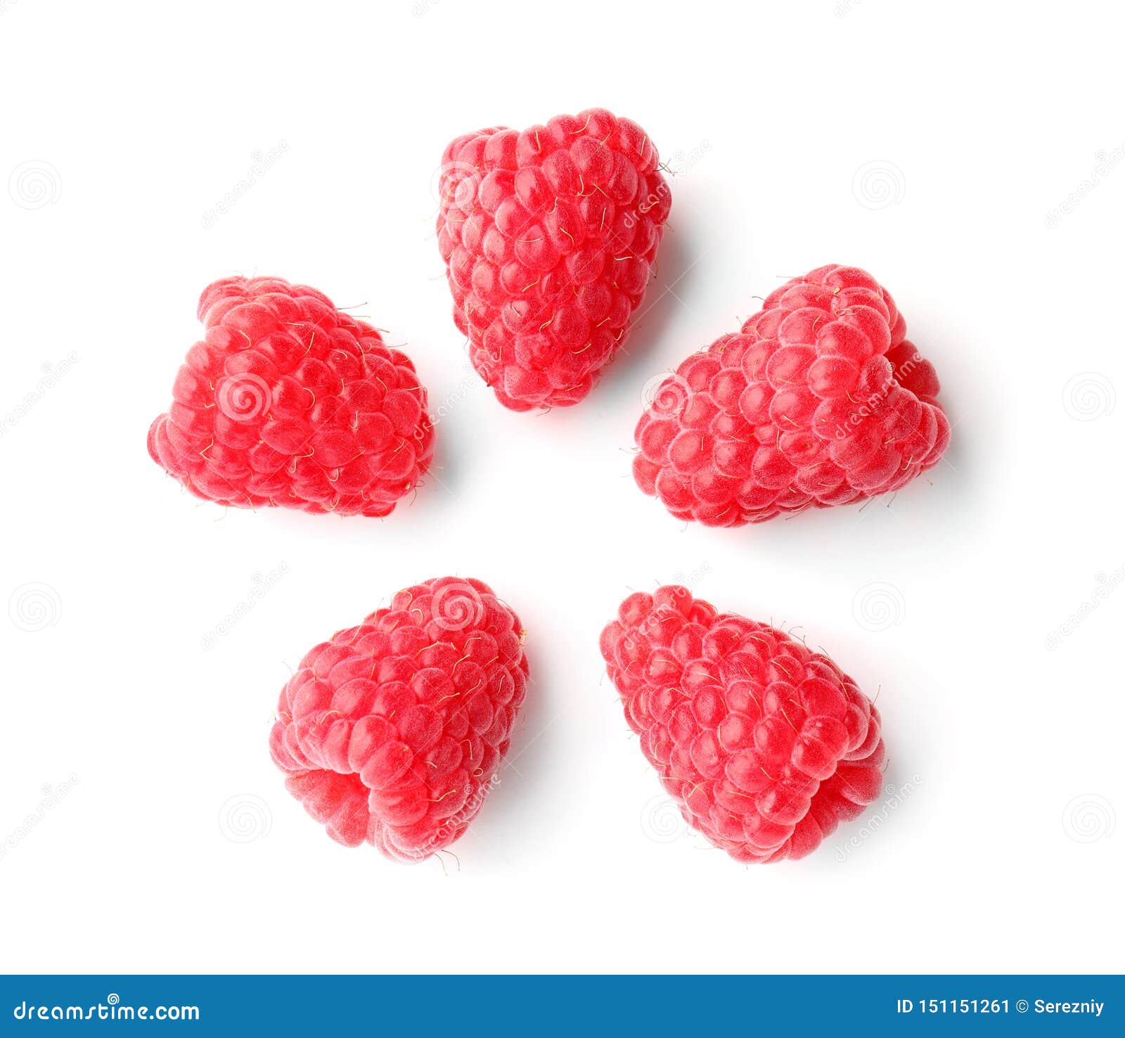 Delicious Fresh Ripe Raspberries on White Background Stock Image ...