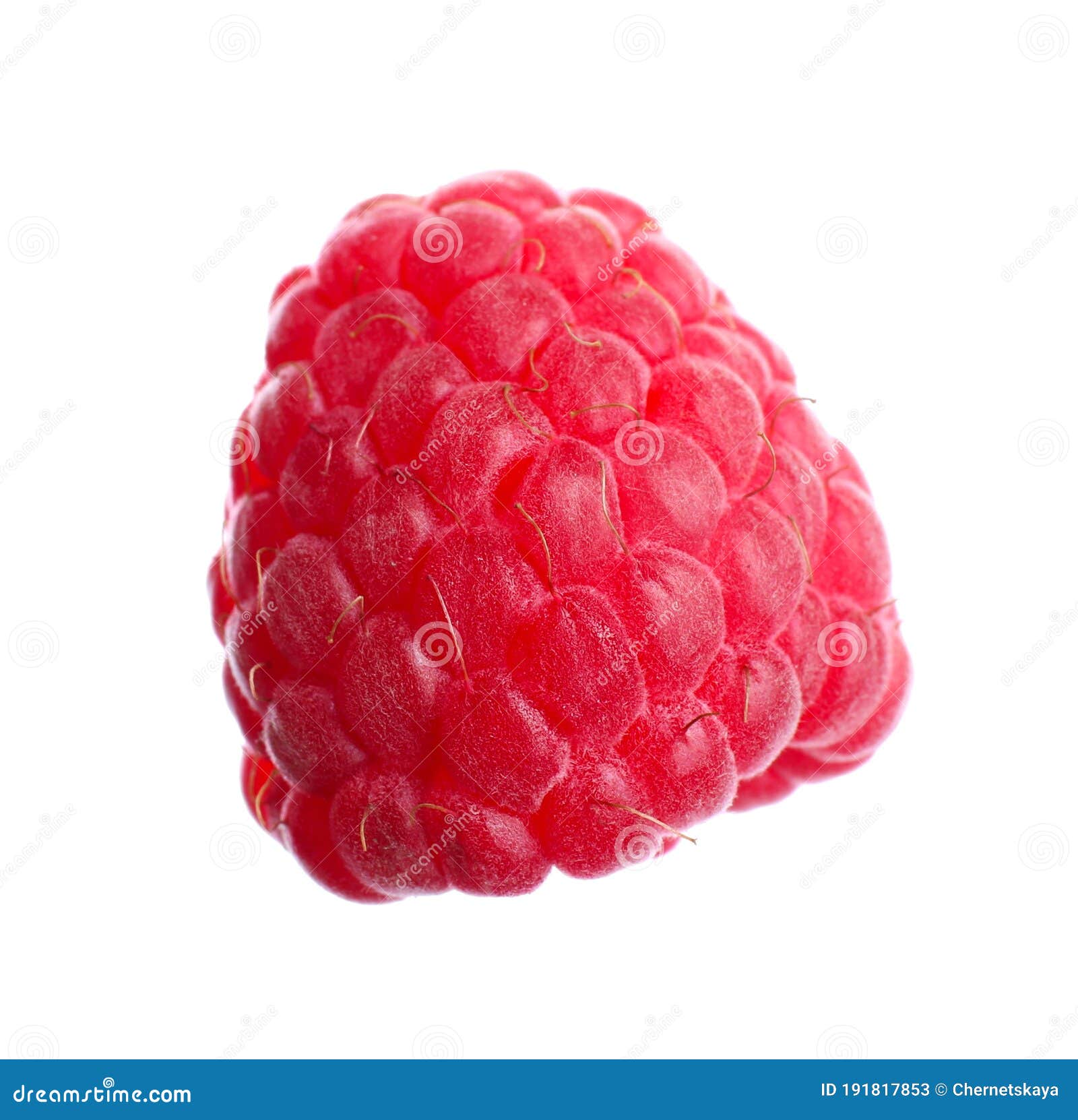 Delicious Fresh Ripe Raspberry Isolated Stock Image - Image of diet ...