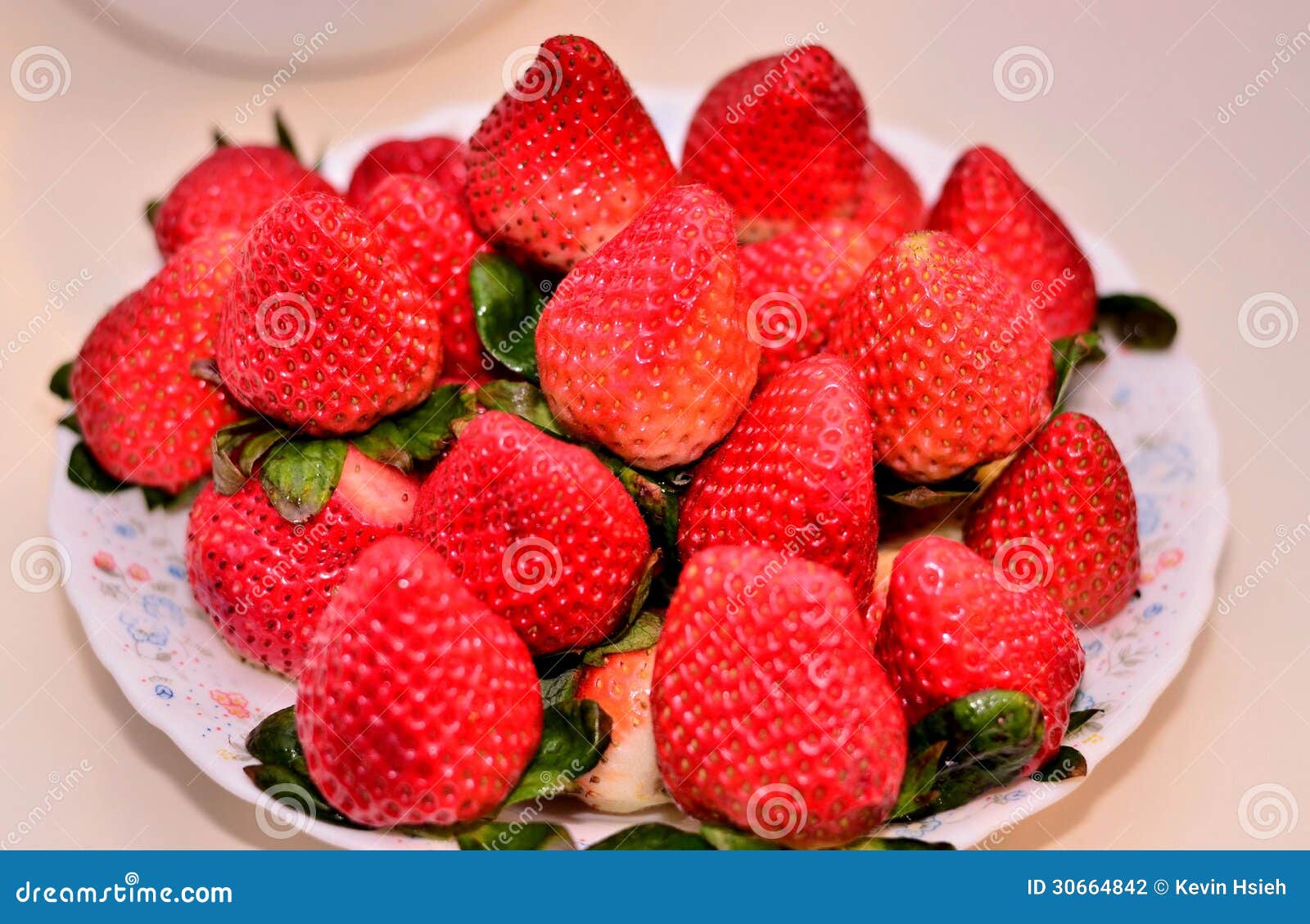 Delicious Fresh Strawberry Dish Stock Photo - Image of fresh, dish ...