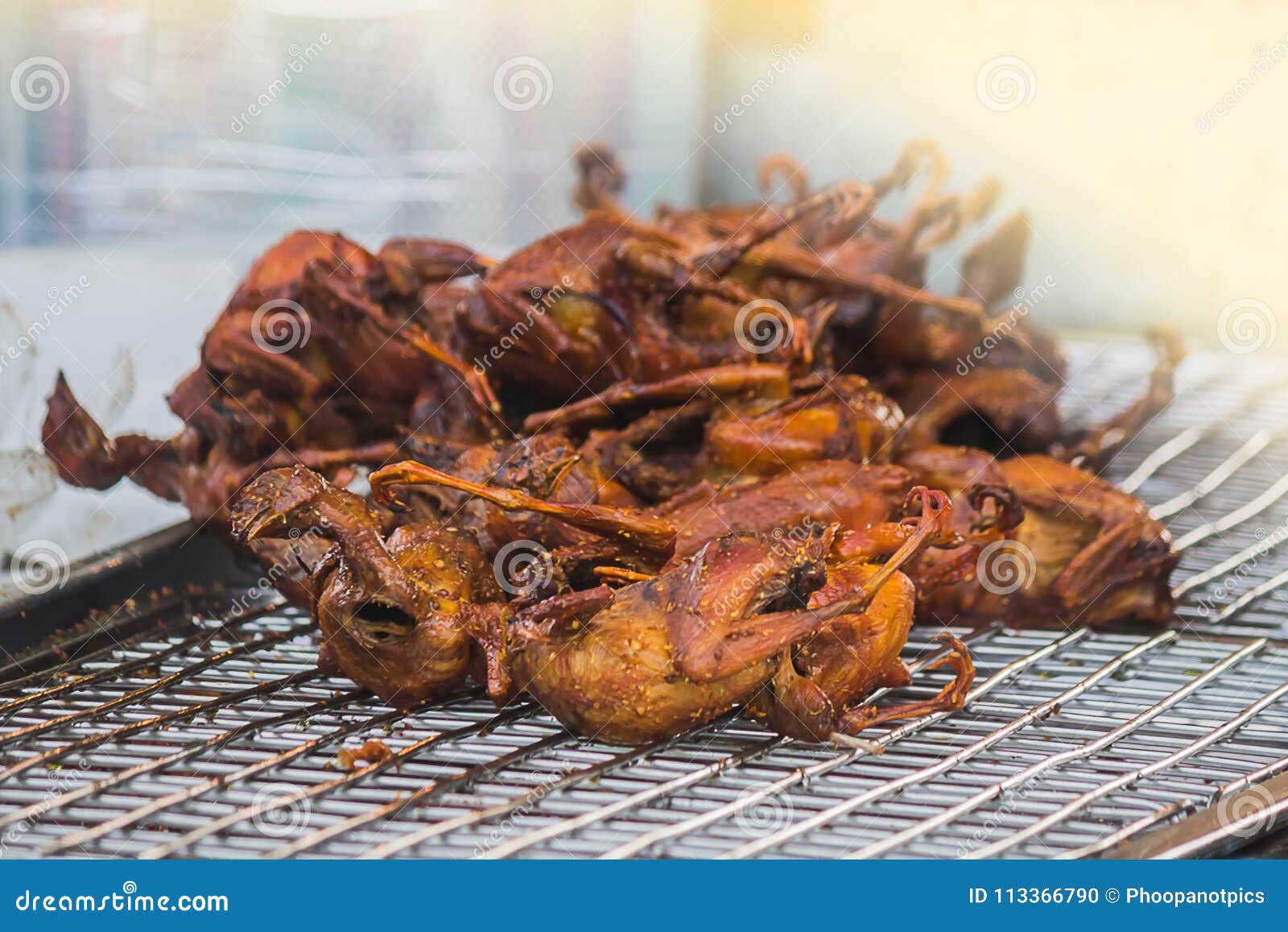 Fried bird stock photo. Image of grille, friable, fried - 113366790