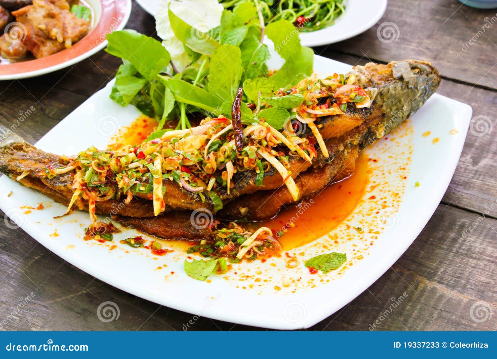 Delicious Fried fish stock image. Image of lunch, nutrition - 19337233