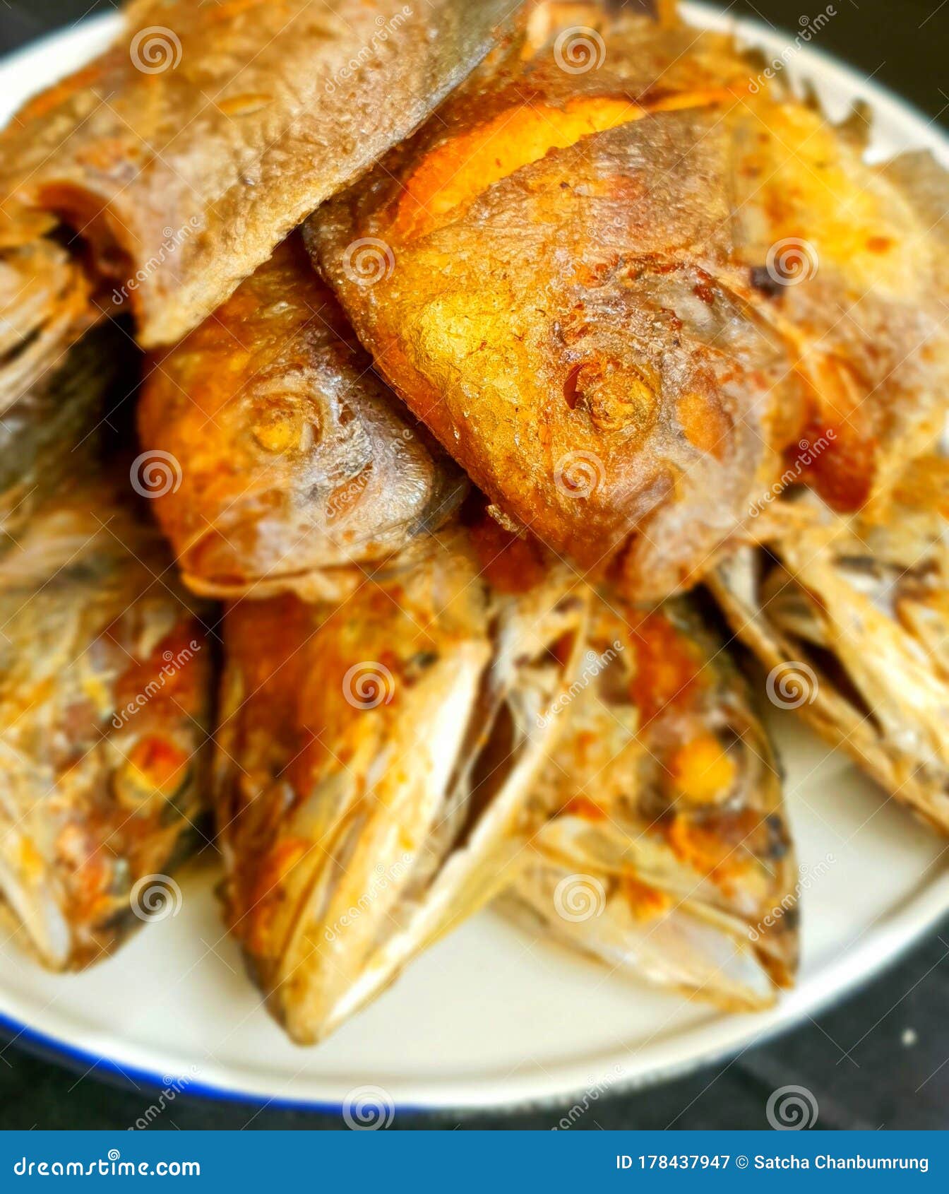 Delicious fried fish stock image. Image of produce, cuisine - 178437947