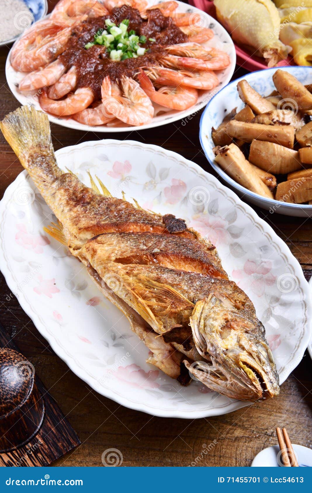 Delicious fried fish stock image. Image of appetizer - 71455701