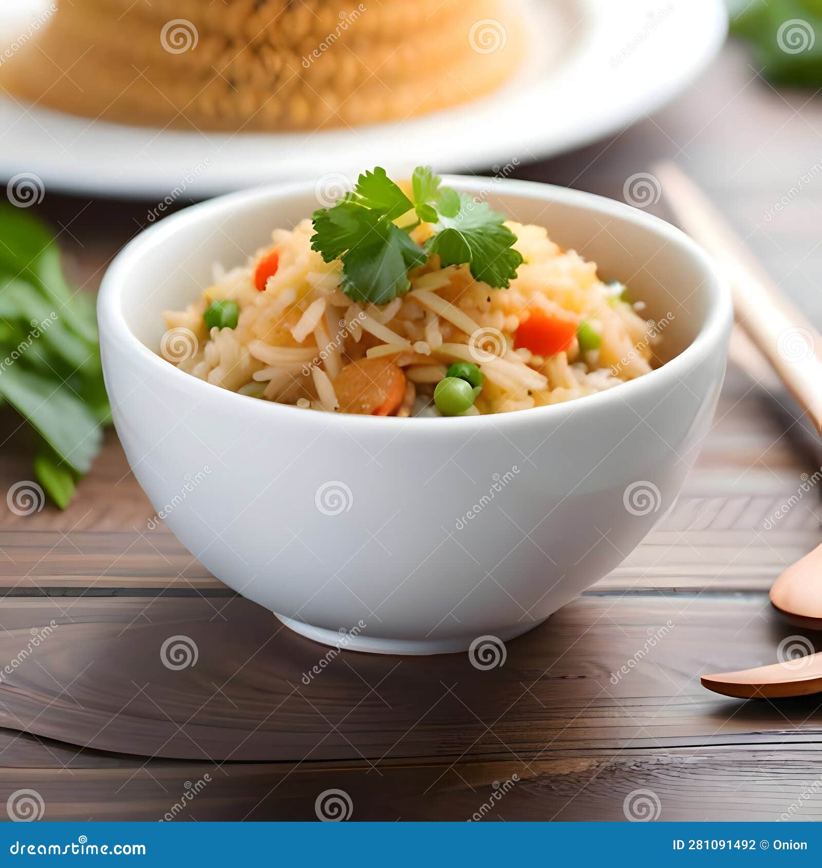 Delicious Fried Rice - Ai Generated Image Stock Illustration ...