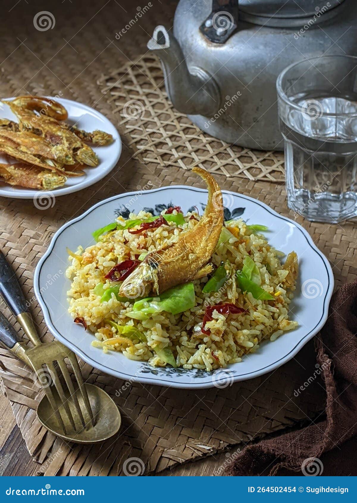 Delicious fried rice stock photo. Image of rice, food - 264502454