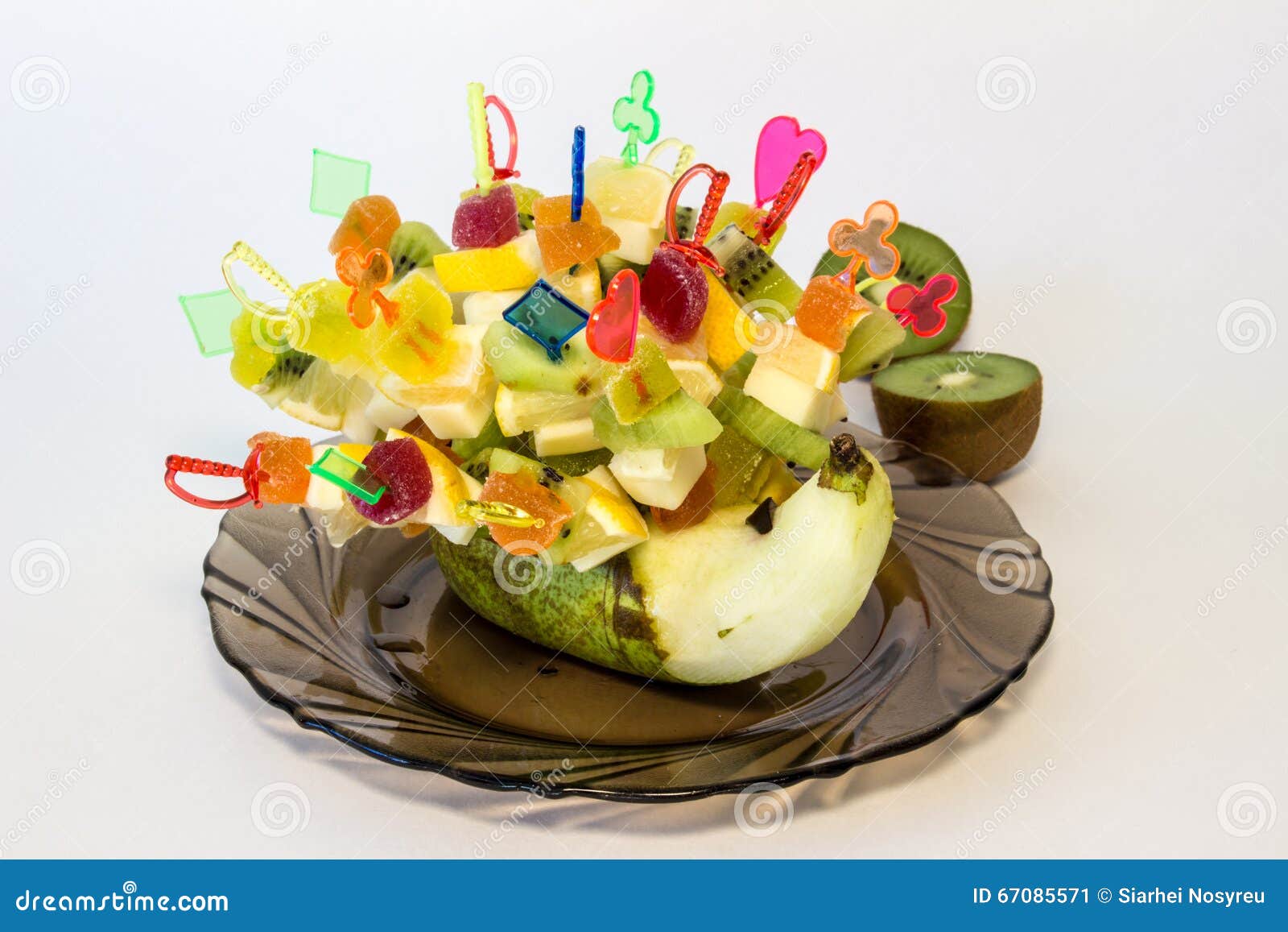 Delicious fruit hedgehog stock image. Image of backdrop - 67085571