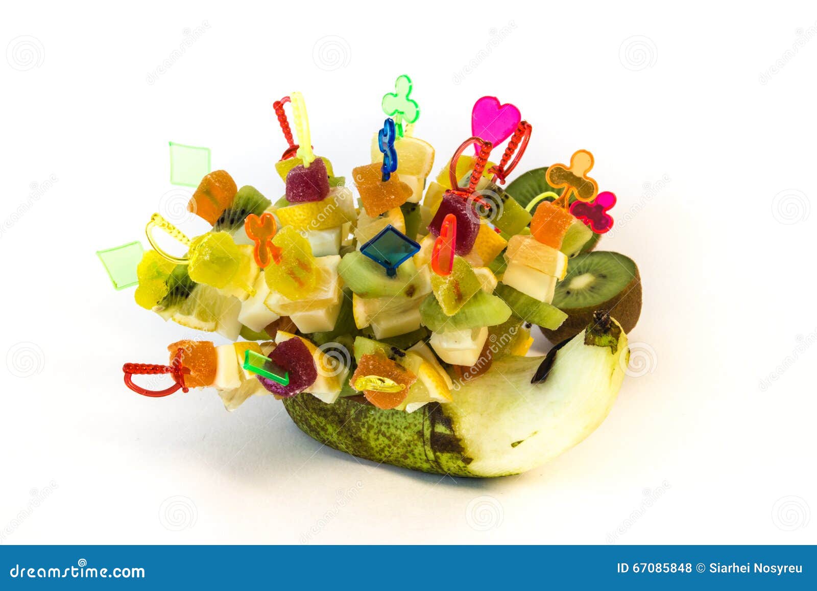 Delicious fruit hedgehog stock photo. Image of fruit - 67085848