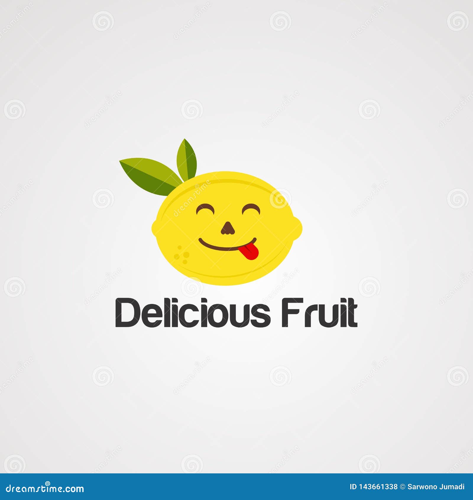 Delicious Fruit Logo Vector, Icon, Element, and Template Stock Vector ...