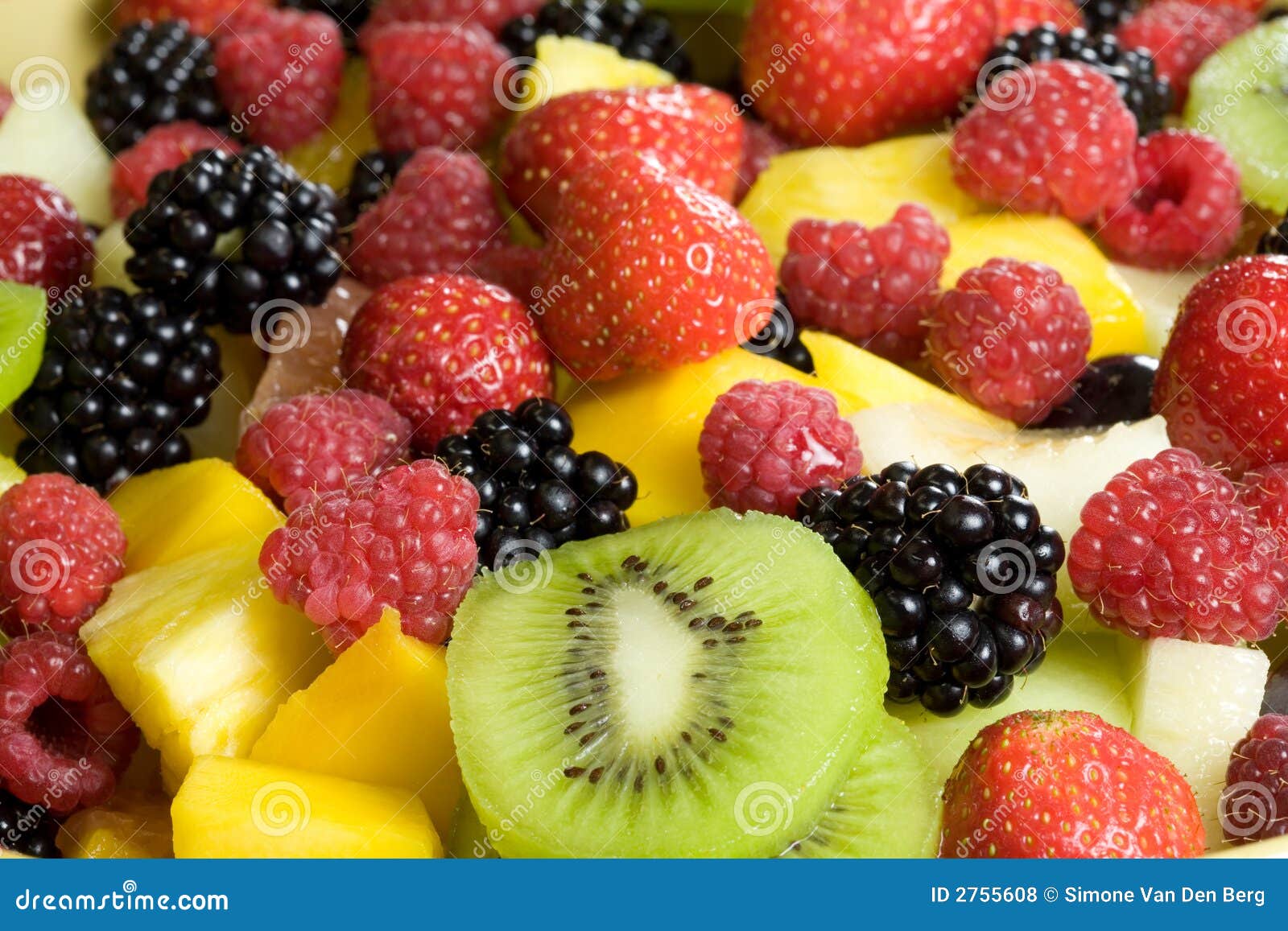 Delicious fruit salad stock photo. Image of healthy, salad - 2755608