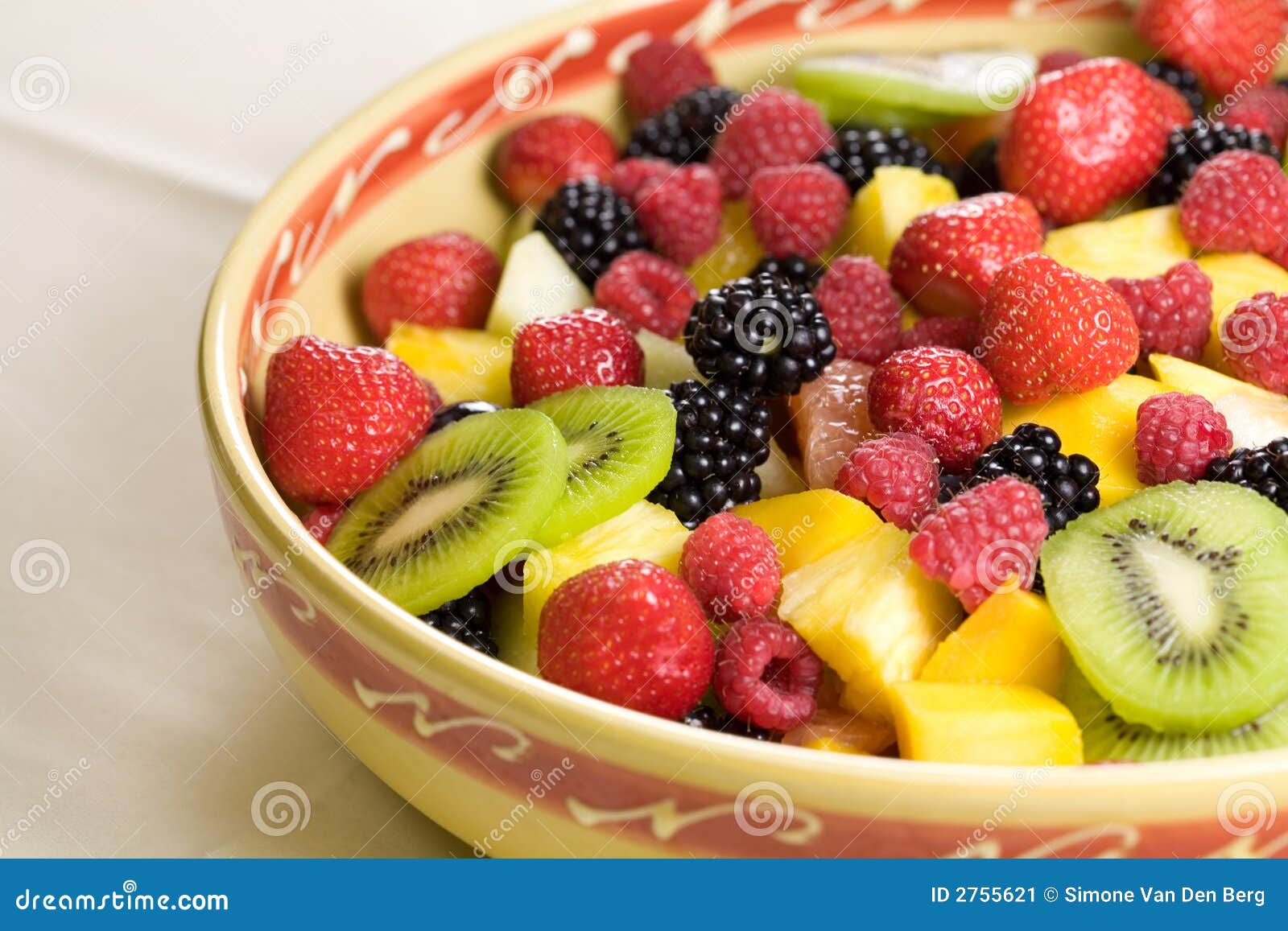 Delicious fruit salad stock image. Image of starter, nutrition - 2755621