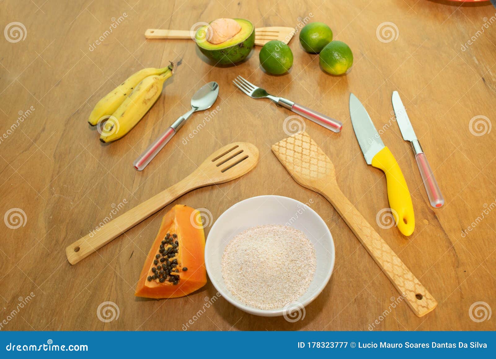 Delicious Fruits with Kithen Things Stock Image - Image of tasty ...