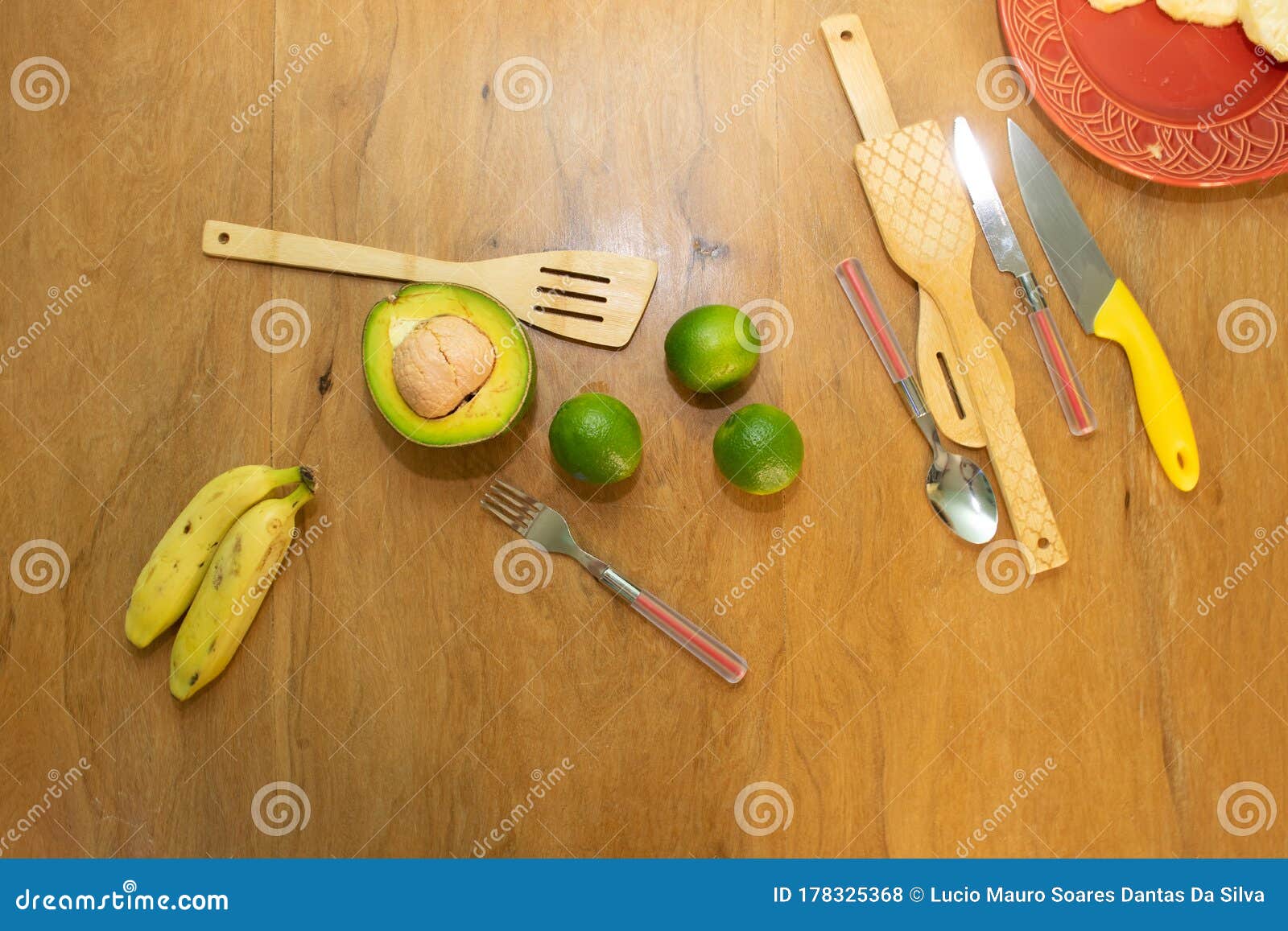 Delicious Fruits with Kithen Things Stock Photo - Image of fruits ...