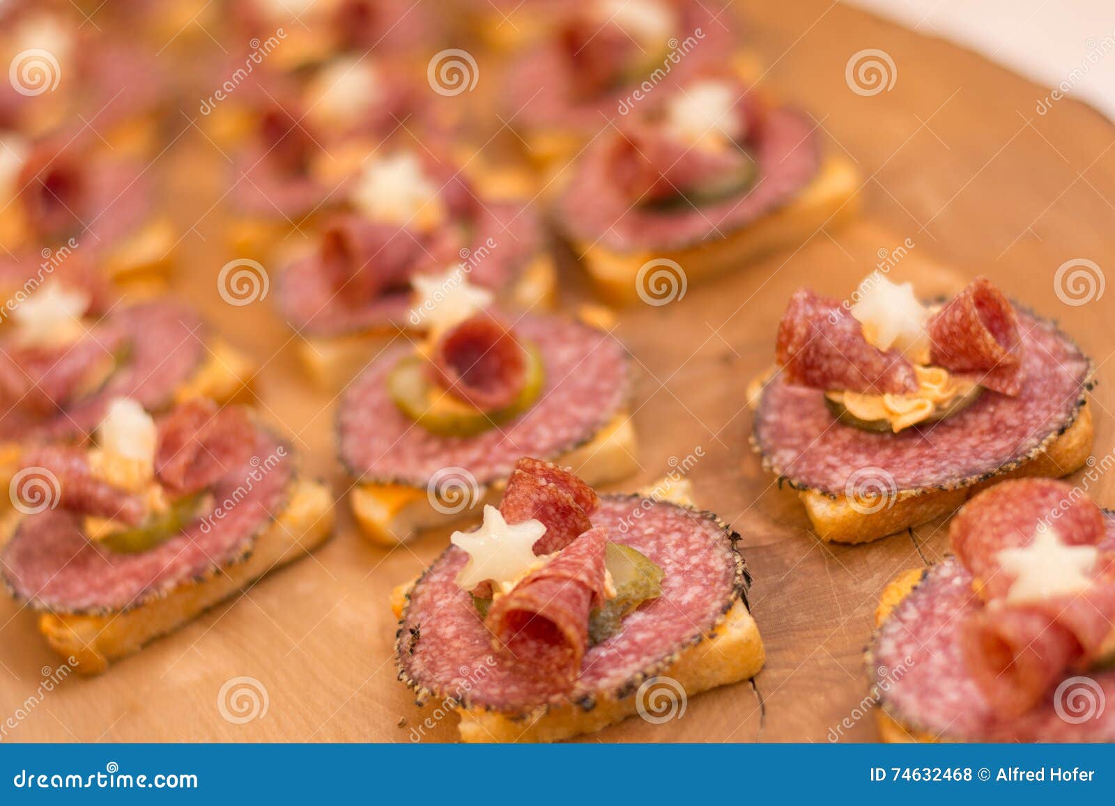 Delicious Garnished Plate with Sausage Stock Photo - Image of bread ...