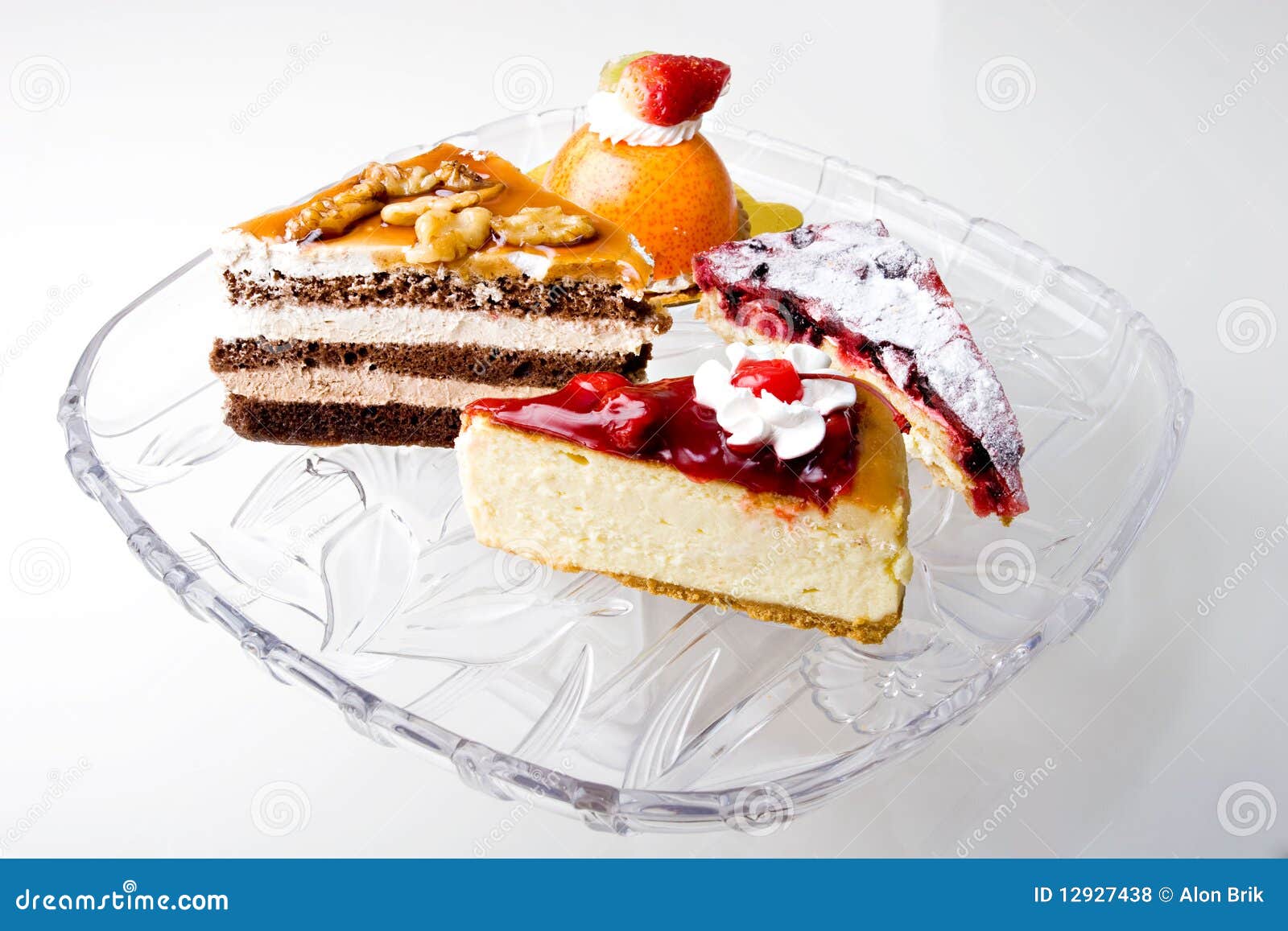 Delicious Gourmet Desserts Cream Mousse Cake Stock Photo - Image of ...