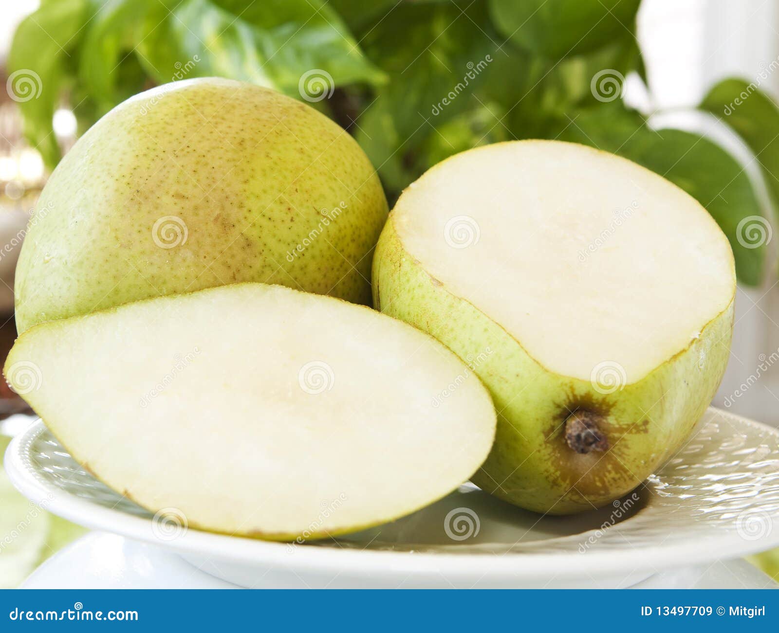 Delicious Green Pears stock image. Image of seedless - 13497709