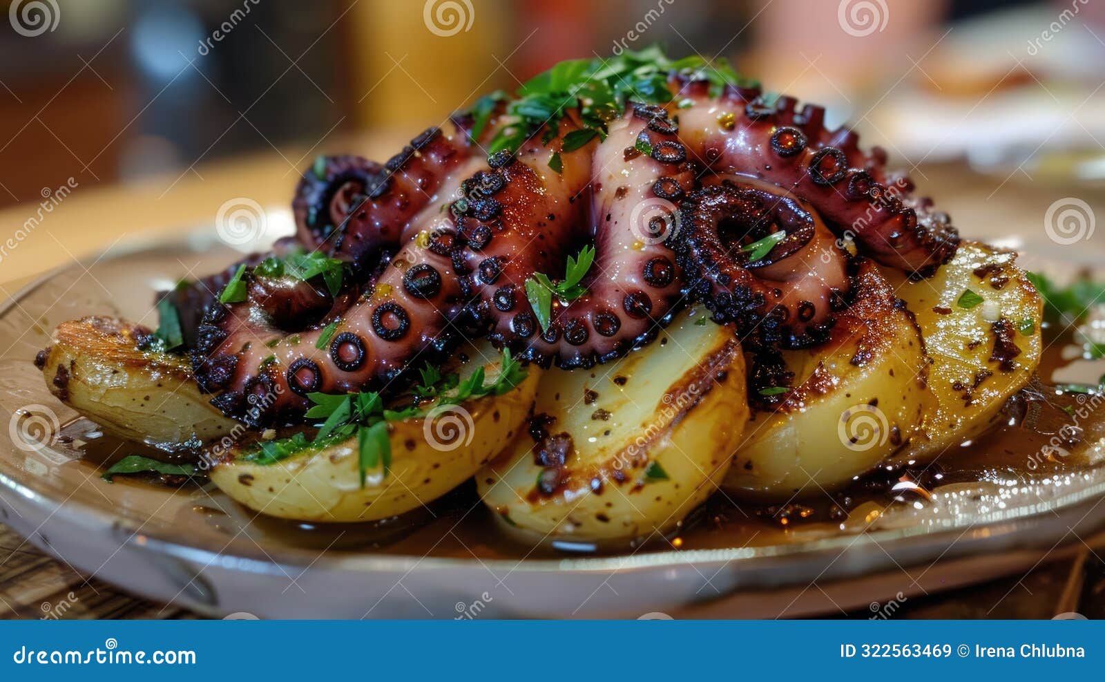 Delicious Grilled Eel Kabayaki On Rice With Sesame Seeds And Green ...
