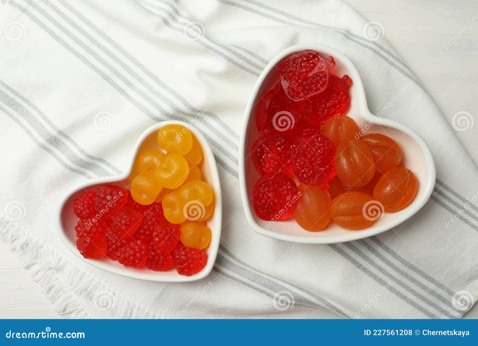 Fruit Shaped Candies In Macro Image Of Marzipan Sweets In A Bask ...