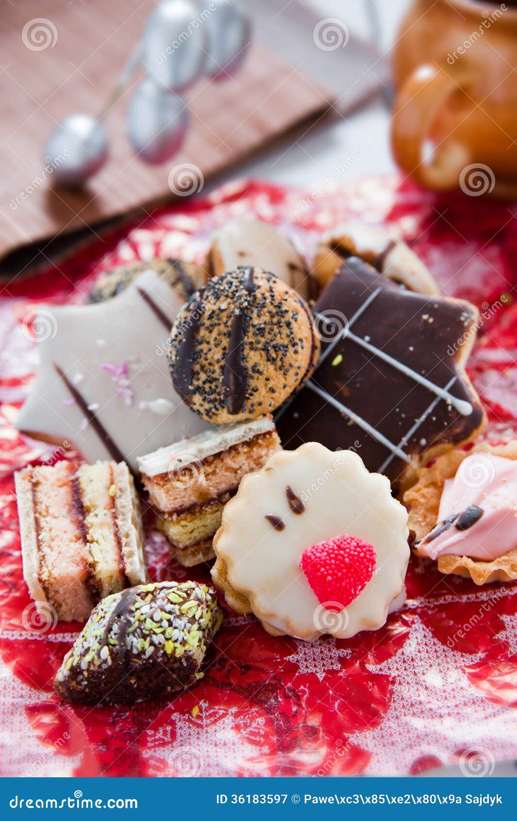 Delicious Hand Made Cookies Stock Image - Image of break, handmade ...