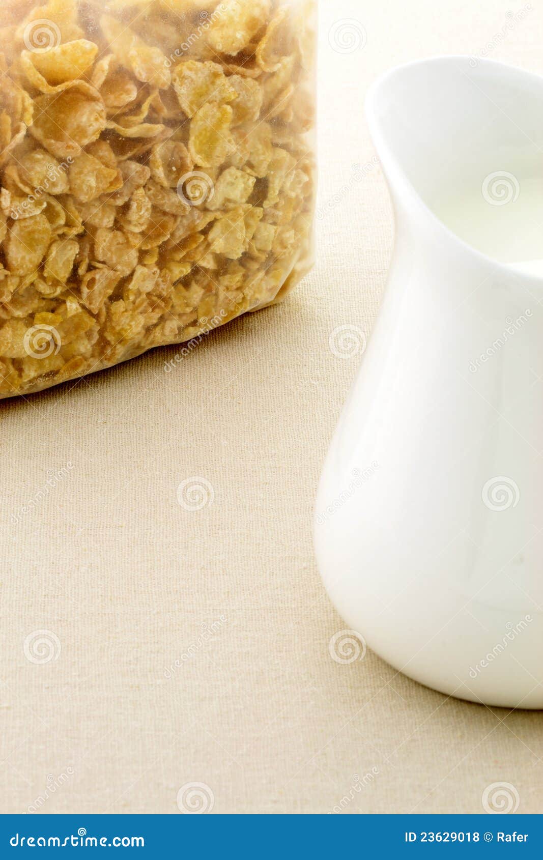 Delicious and Healthy Cornflakes Stock Photo - Image of granola ...