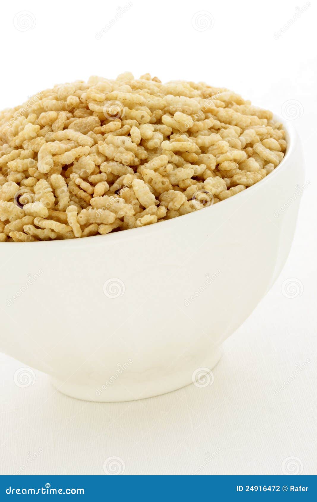 Delicious and Healthy Crisped Rice Cereal Stock Photo - Image of ...