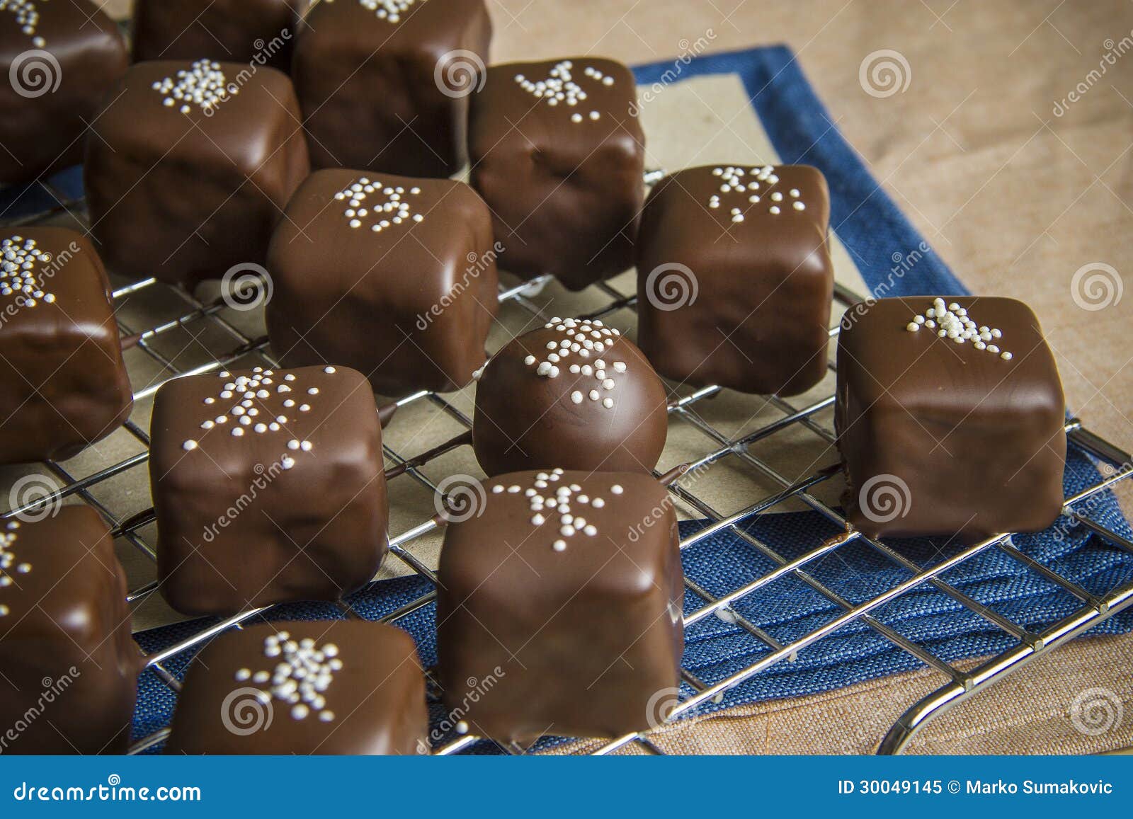CHOCOLATE PRALINES stock image. Image of gourmet, delicious - 30049145