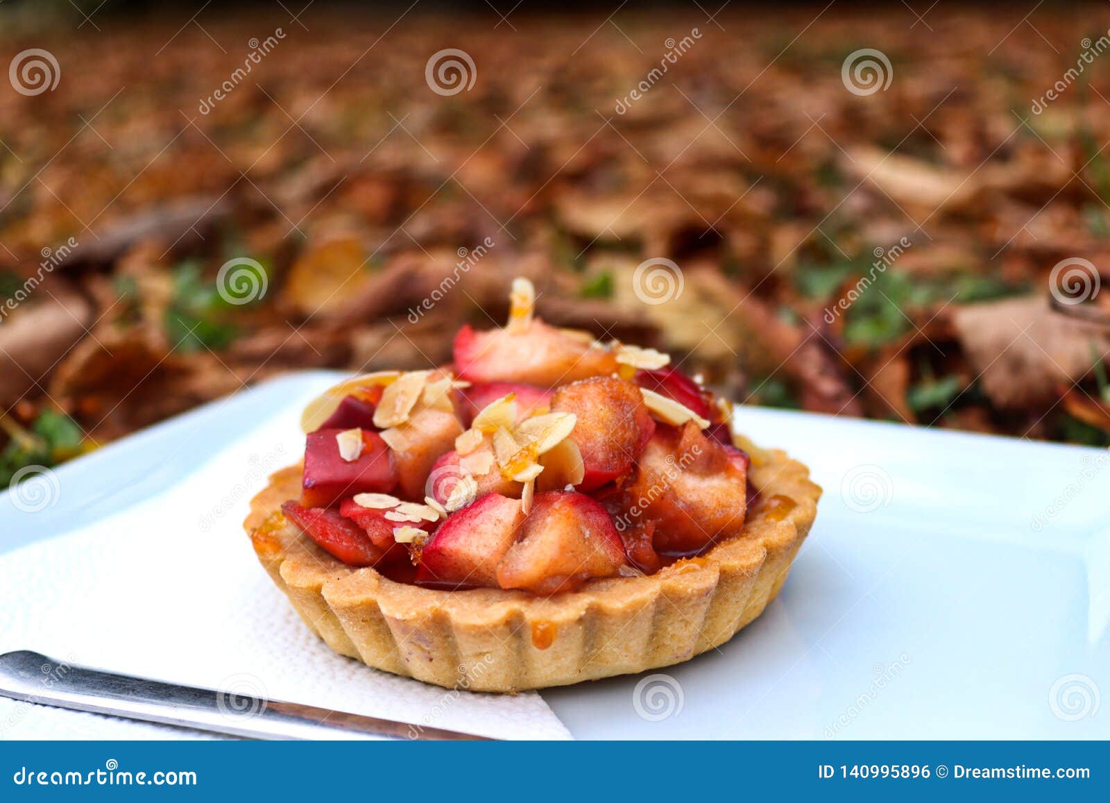 Delicious Homemade Fall Tarlet Stock Photo - Image of fork, food: 140995896