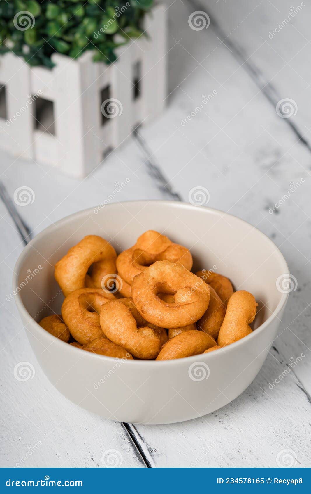 Delicious Homemade Fried Mini Donuts Stock Image - Image of doughnuts ...