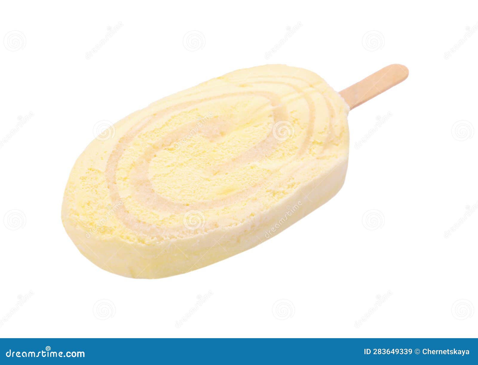 Delicious Ice Cream Bar Isolated on White Stock Image - Image of dairy ...