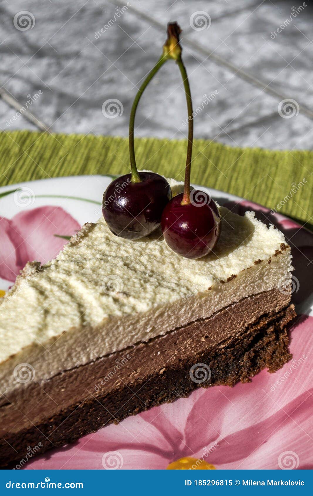 Ice Cube Cake stock image. Image of cream, cake, delicious - 185296815