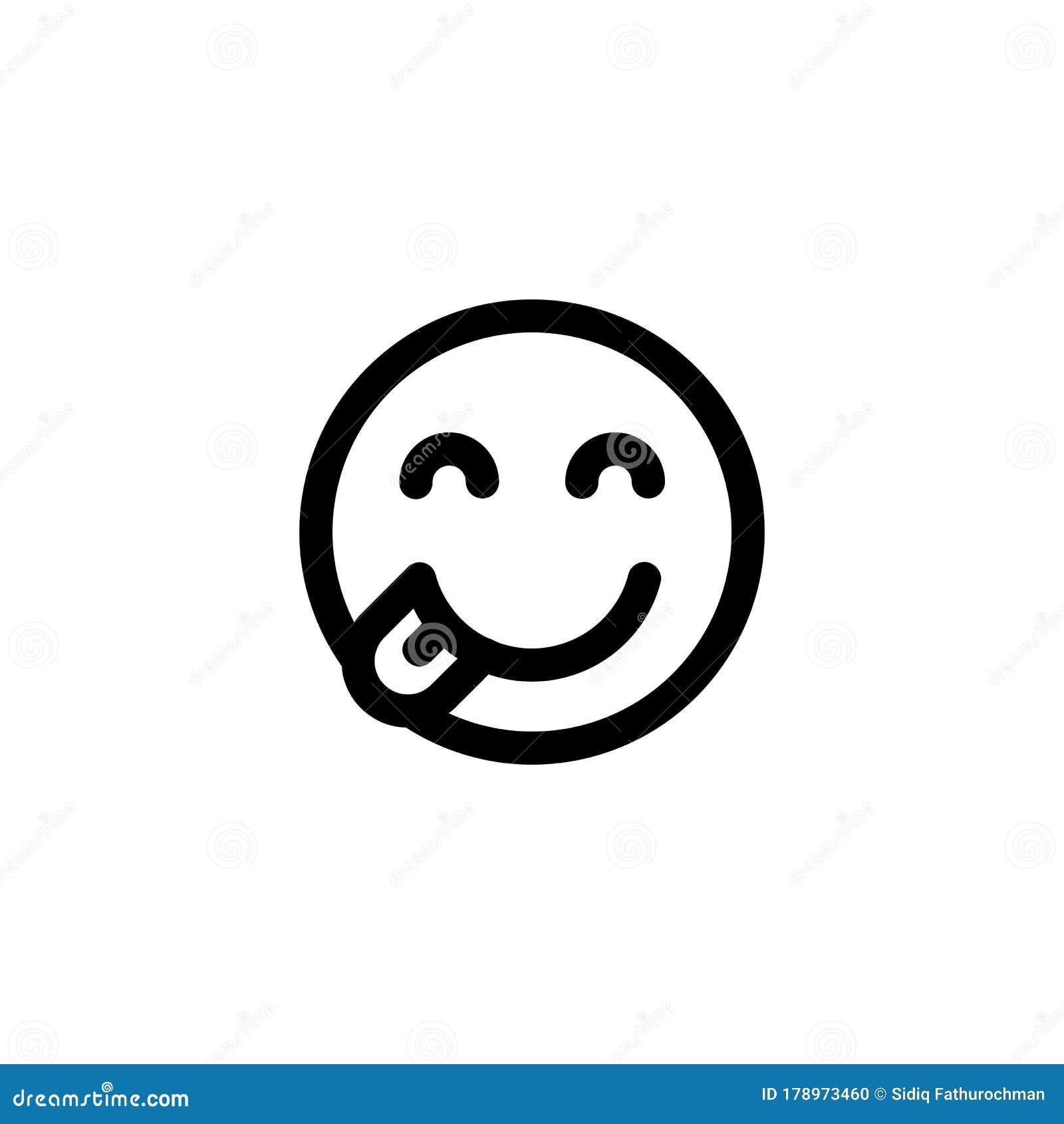 Delicious Icon stock vector. Illustration of mood, face - 178973460 Delicious Icon stock vector. Illustration of mood, face - 178973460