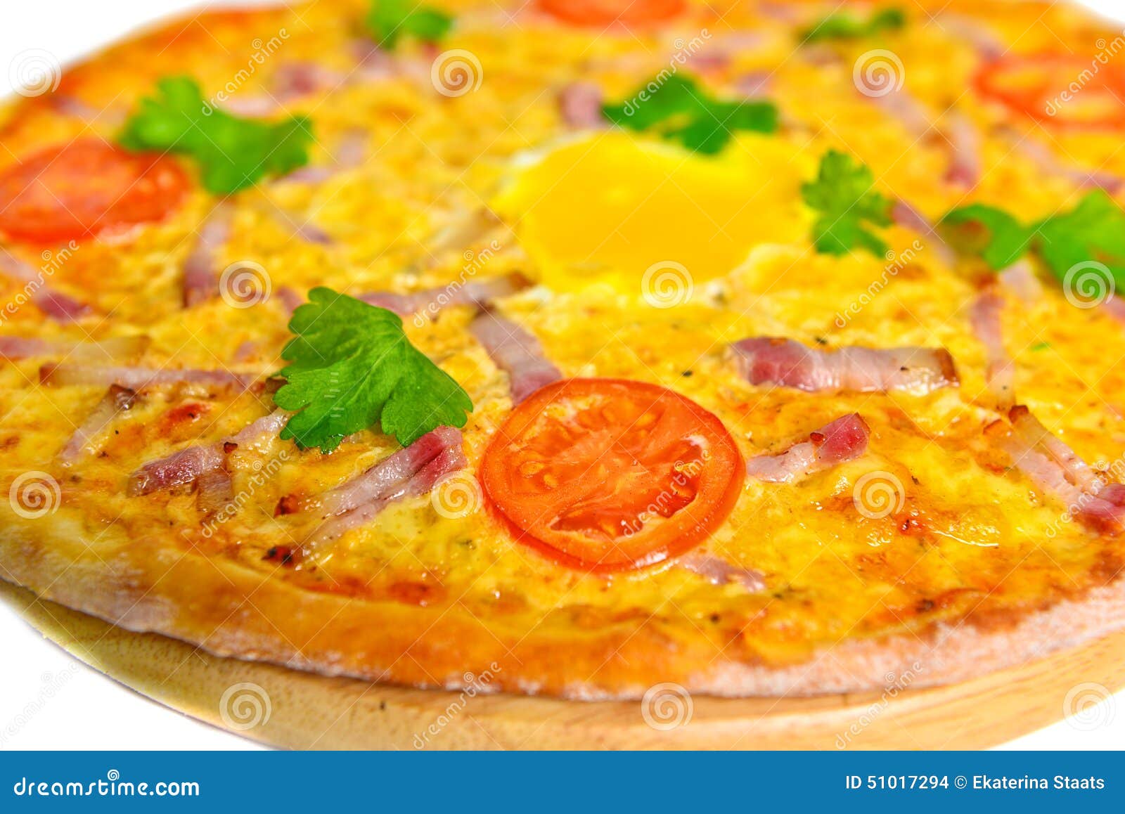 Delicious Italian pizza stock photo. Image of food, nourish - 51017294