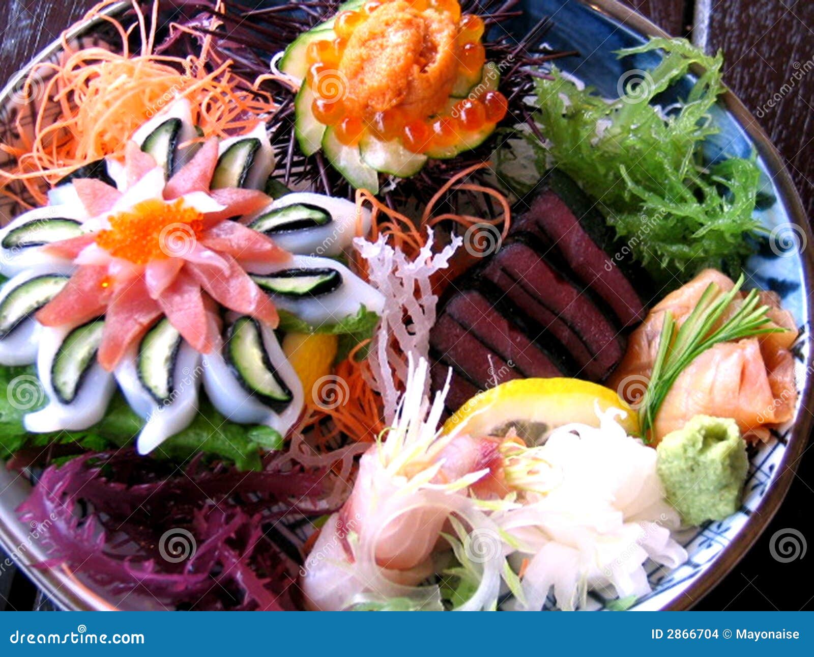 Delicious Japanese Sashimi stock photo. Image of fusion - 2866704