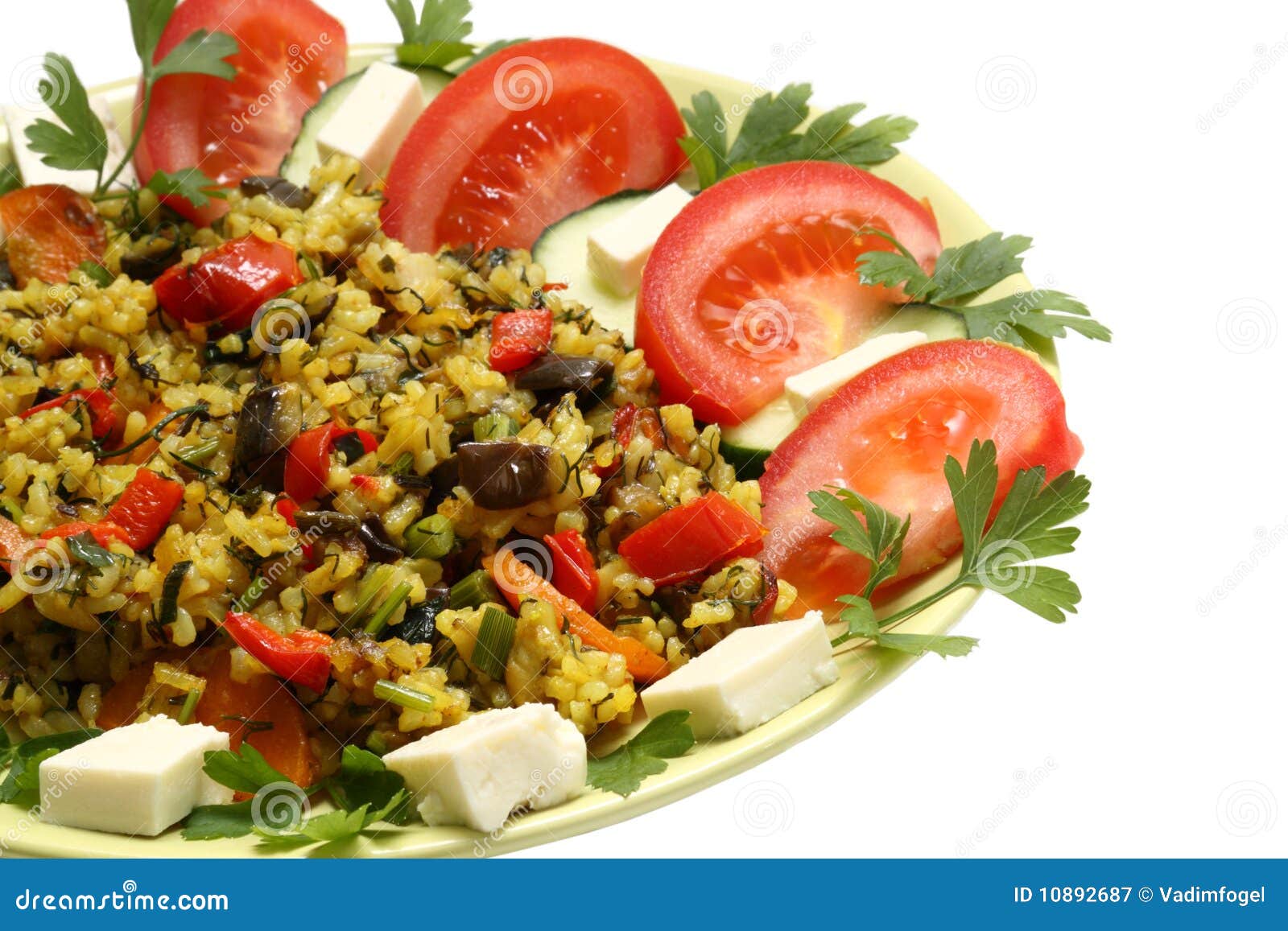 Delicious lunch. stock image. Image of china, herb, fried - 10892687