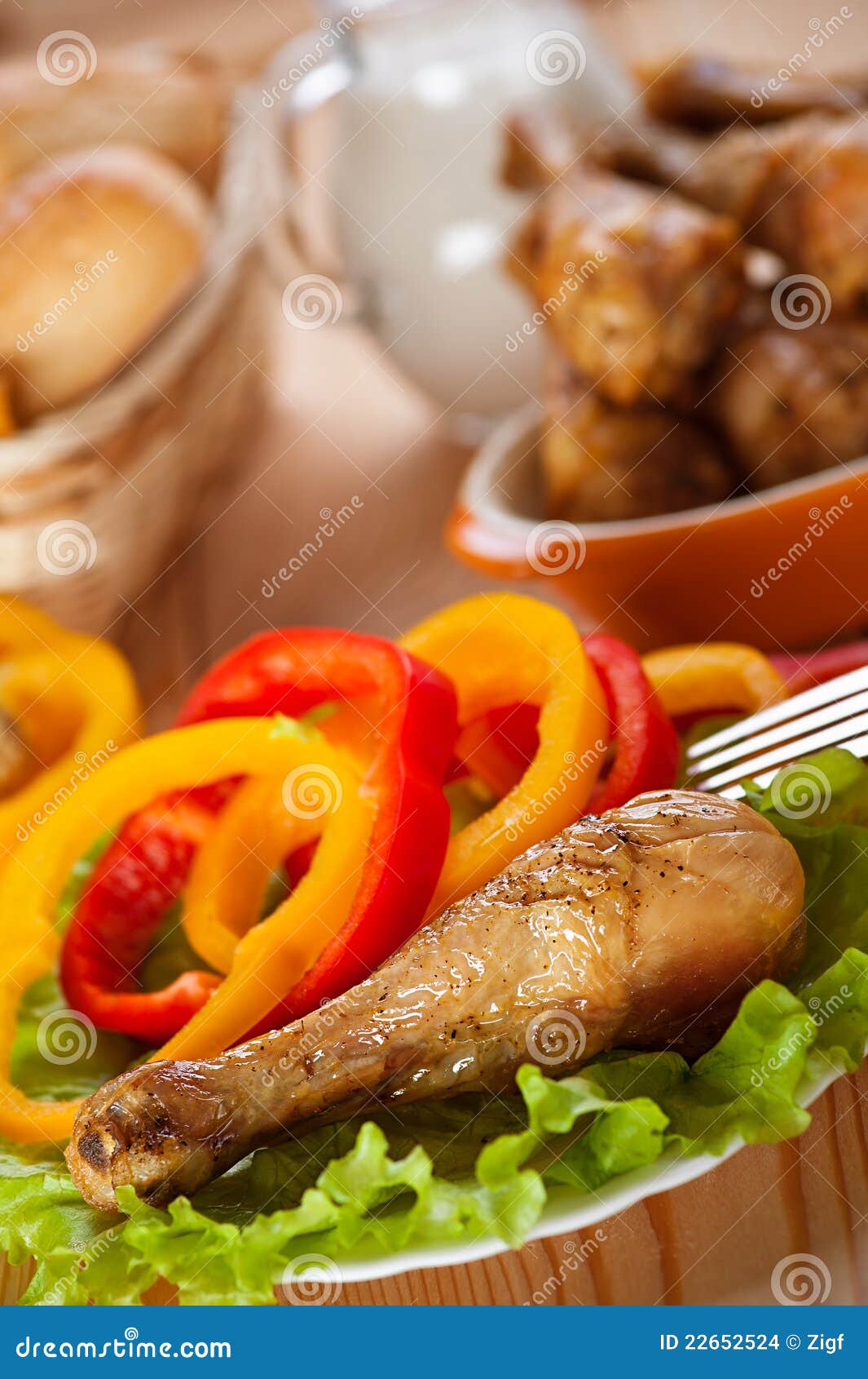 Delicious lunch stock photo. Image of hunger, food, grill - 22652524