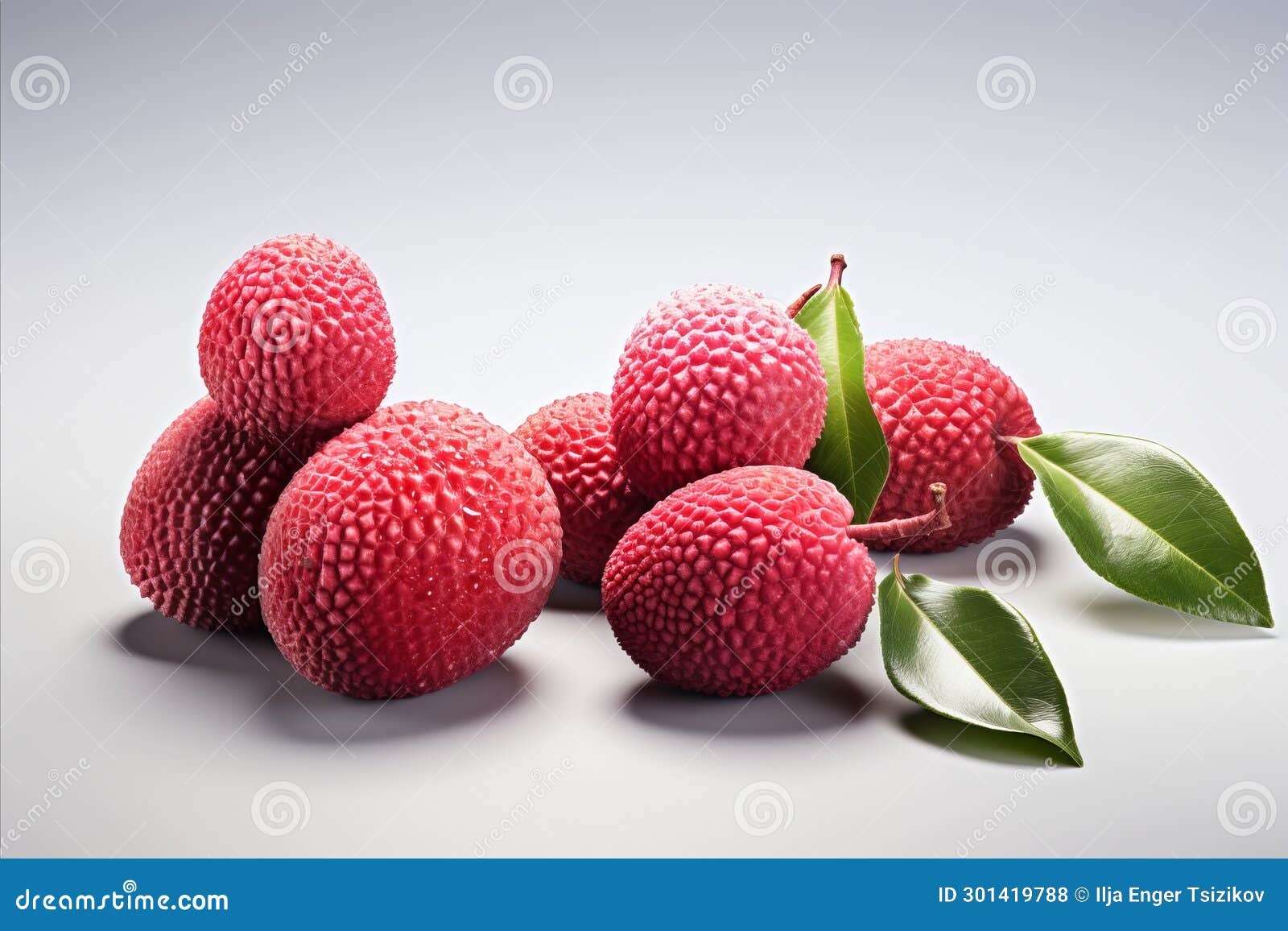 Delicious Lychee Fruit Isolated on White Background High Quality Image ...