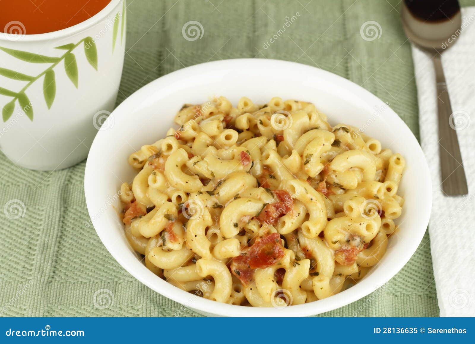 Delicious Macaroni Lunch stock image. Image of lunch - 28136635