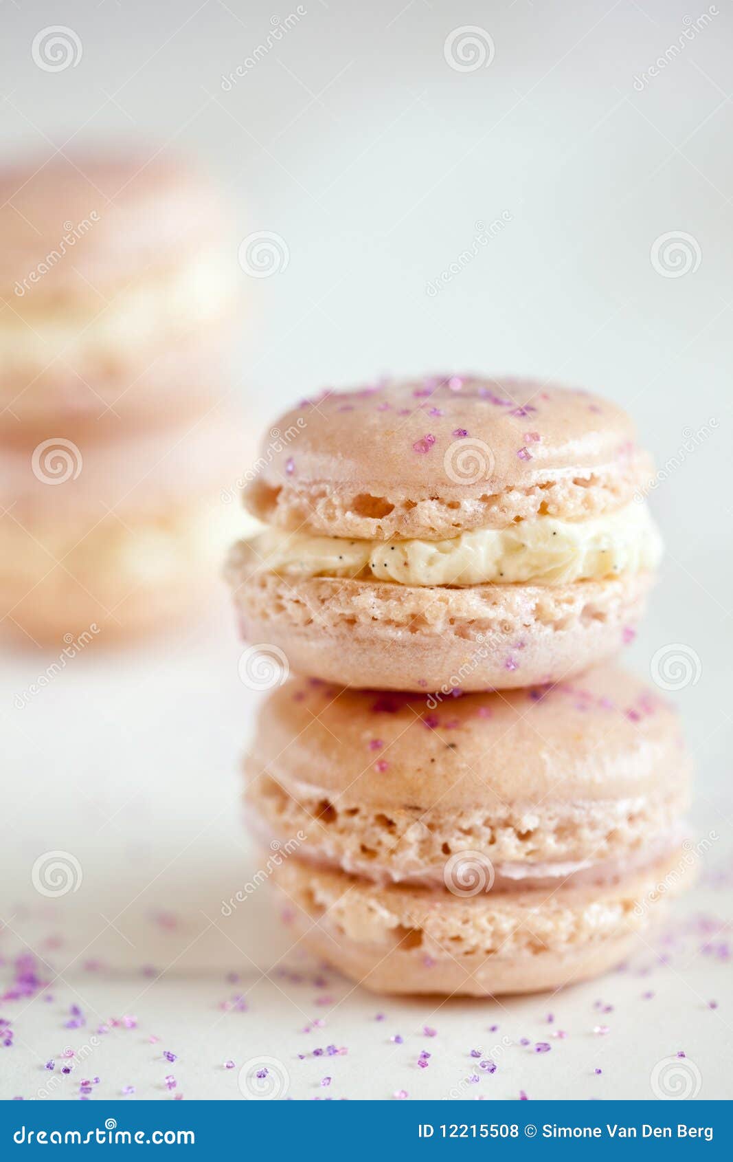 Delicious macarons stock photo. Image of food, sugar - 12215508