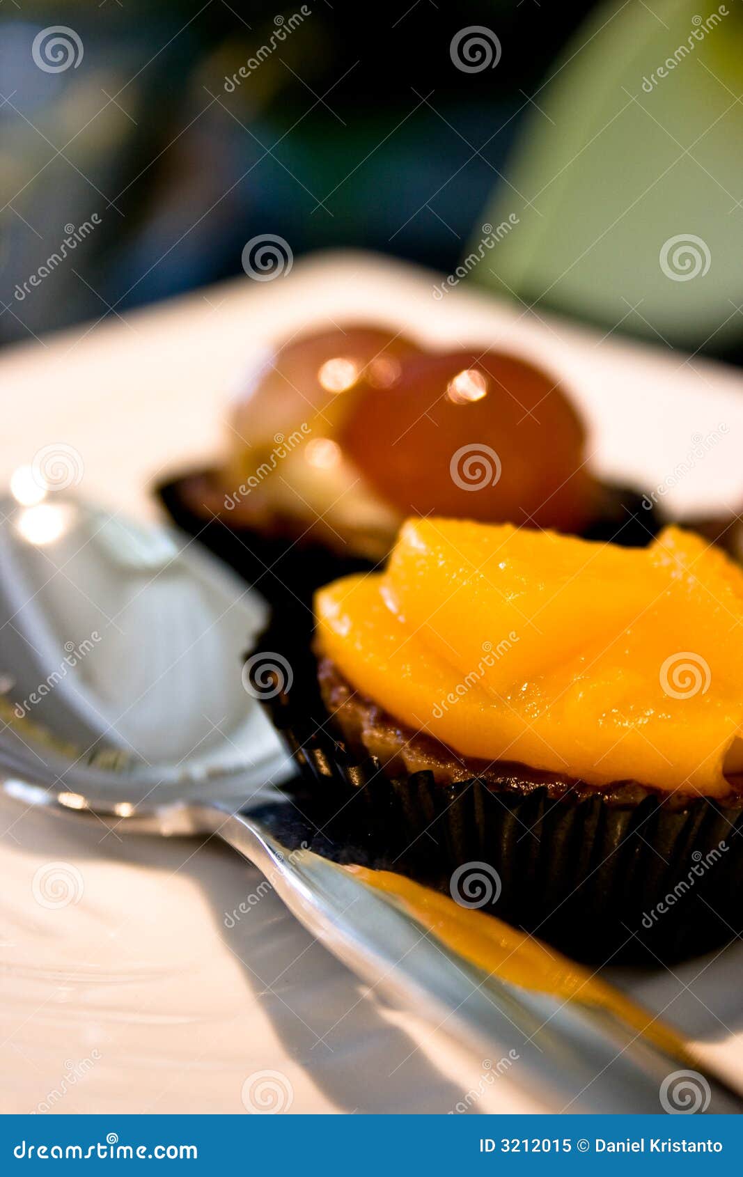 Delicious mango cake stock image. Image of serving, grape - 3212015