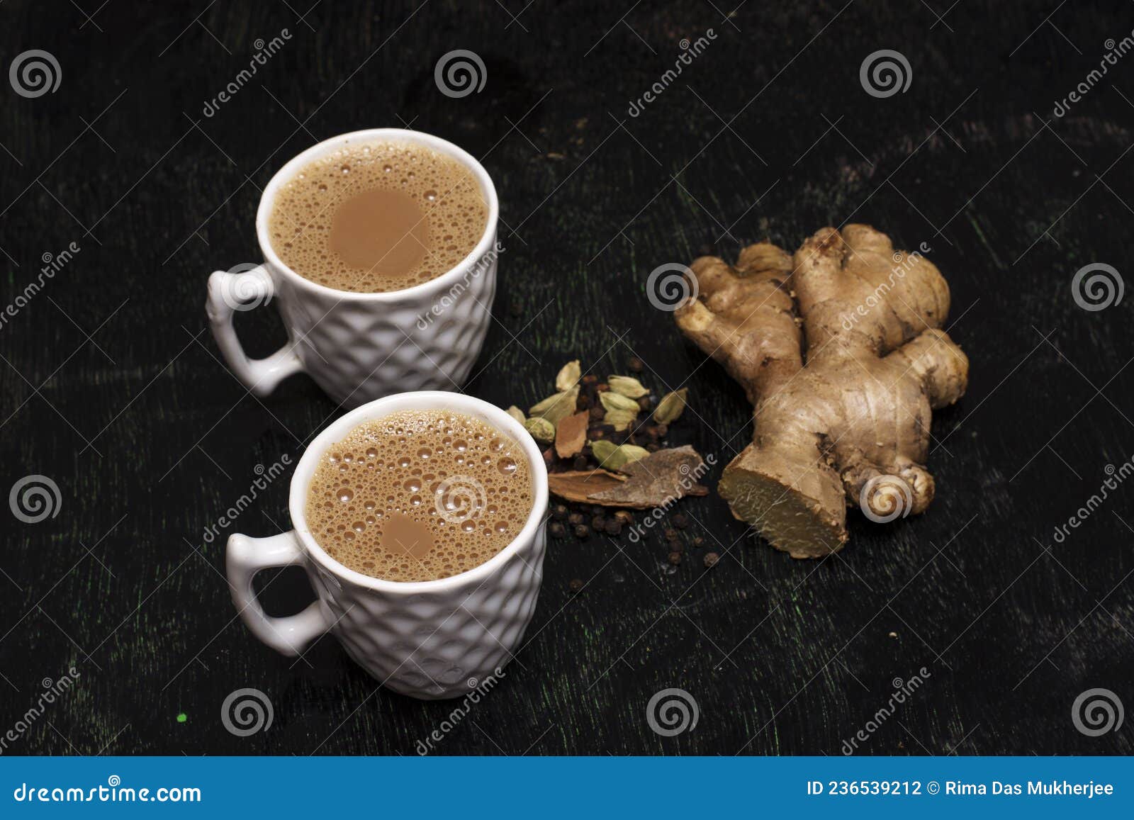 Masala Tea With Milk And Spices - Cinnamon, Cloves, Pepper, Cardamom ...