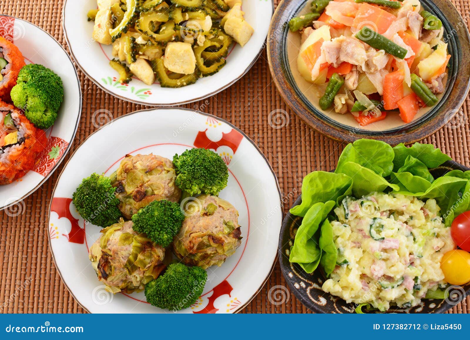 Delicious meals stock photo. Image of cooking, beauty - 127382712