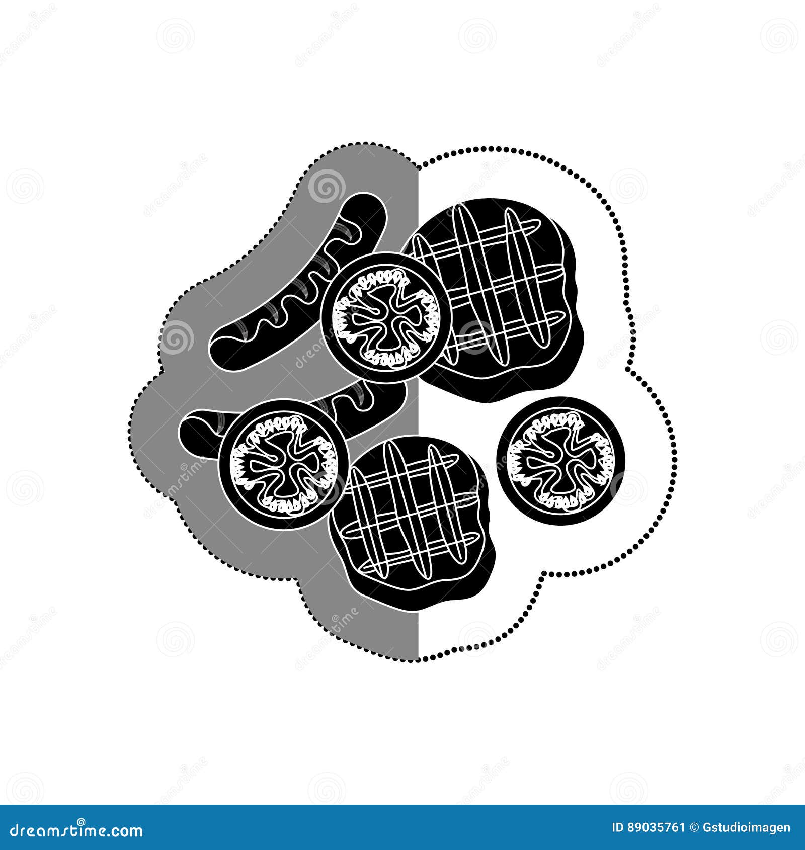Delicious meat beef menu stock illustration. Illustration of cuisine ...