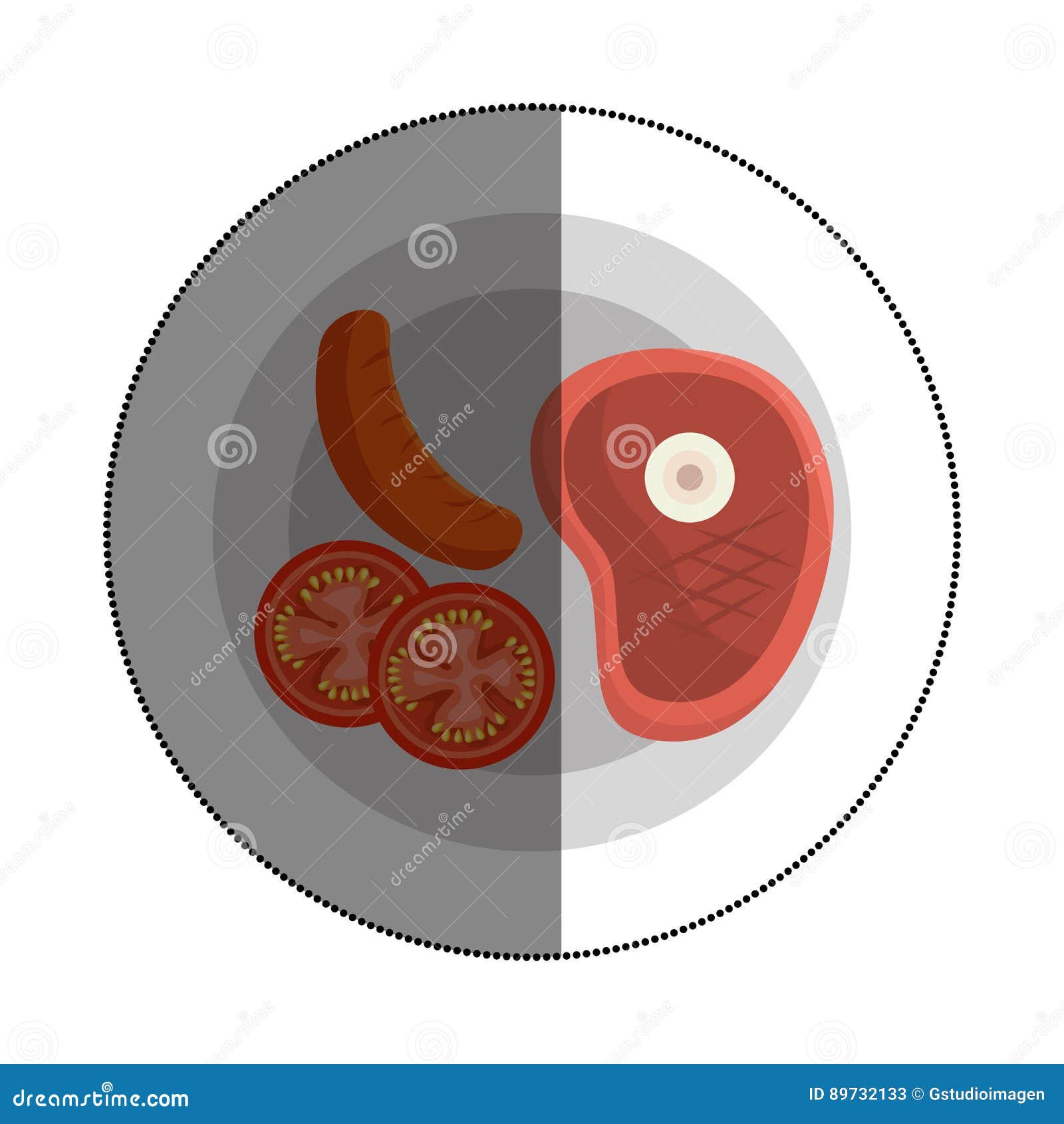 Delicious meat beef menu stock vector. Illustration of graphic - 89732133