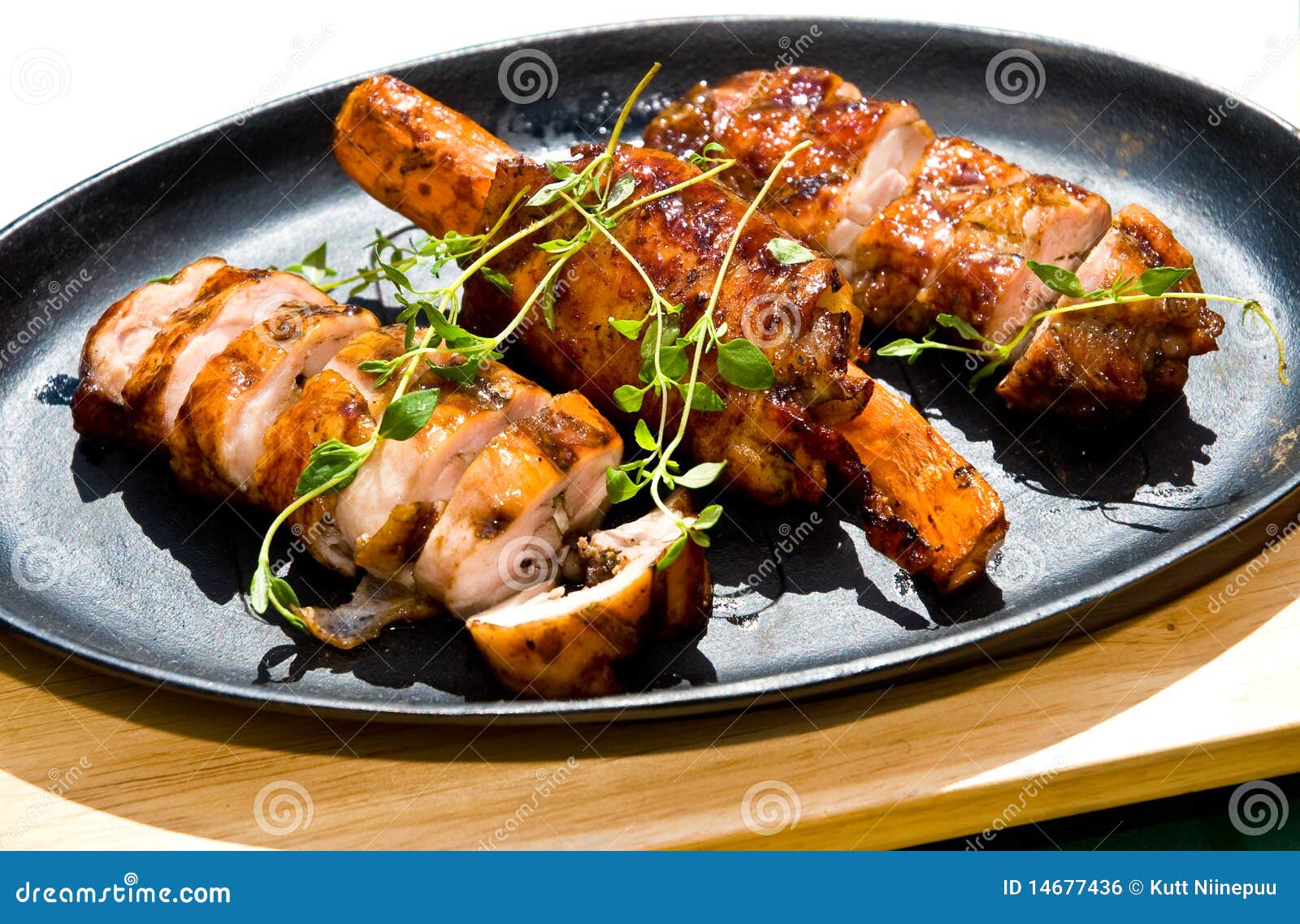 Delicious meat plate stock photo. Image of main, restaurant - 14677436