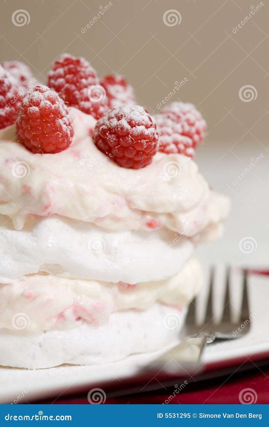 Delicious meringue dessert stock image. Image of sugar - 5531295