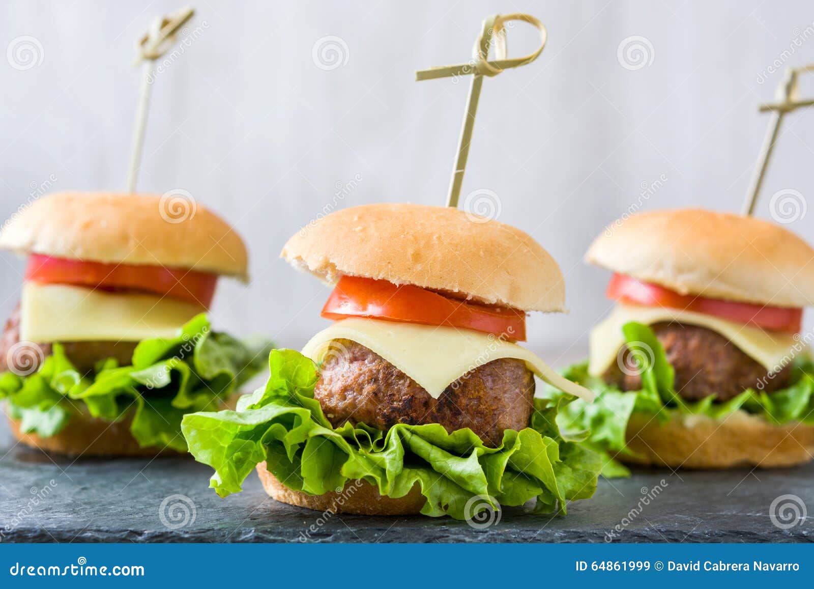 Delicious mini burgers stock image. Image of homemade - 64861999