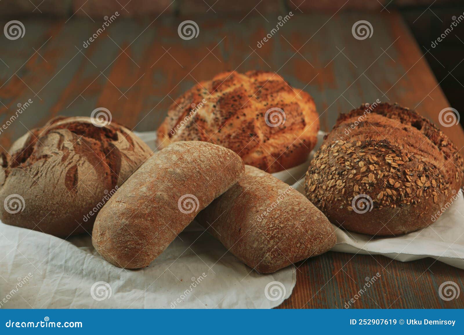 Delicious Natural Aesthetic Baked Bread Stock Image - Image of fresh ...