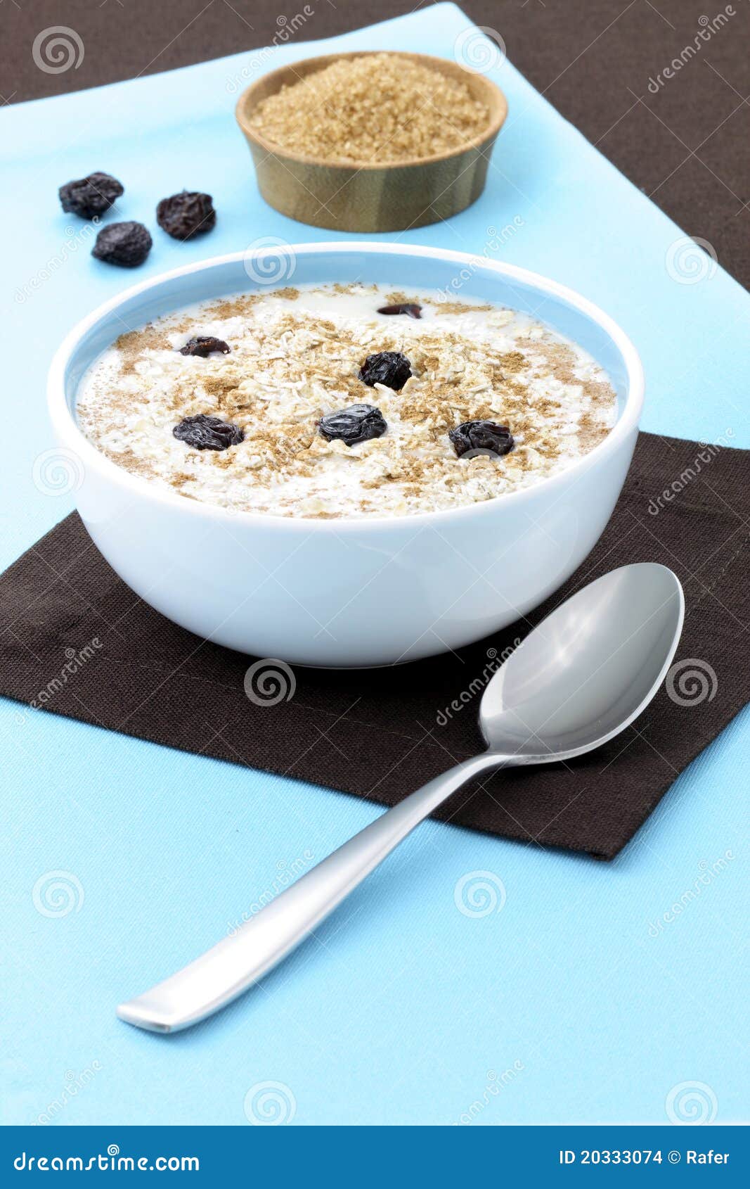 Delicious oatmeal stock photo. Image of white, flakes - 20333074