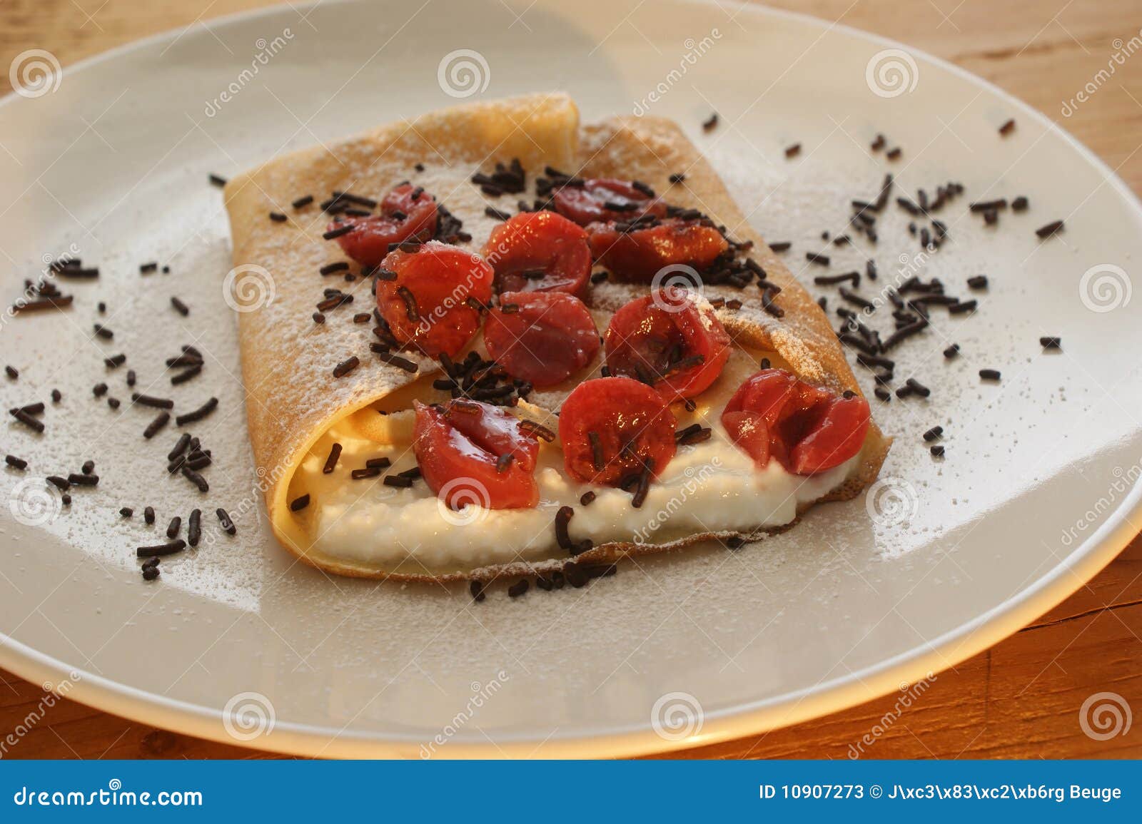 Delicious Pancake Made for Pancake Day Stock Image - Image of meal ...