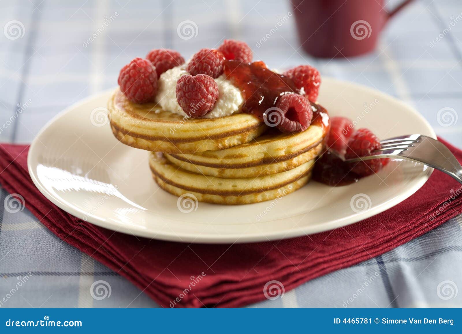 Delicious pancakes stock image. Image of dessert, meal - 4465781