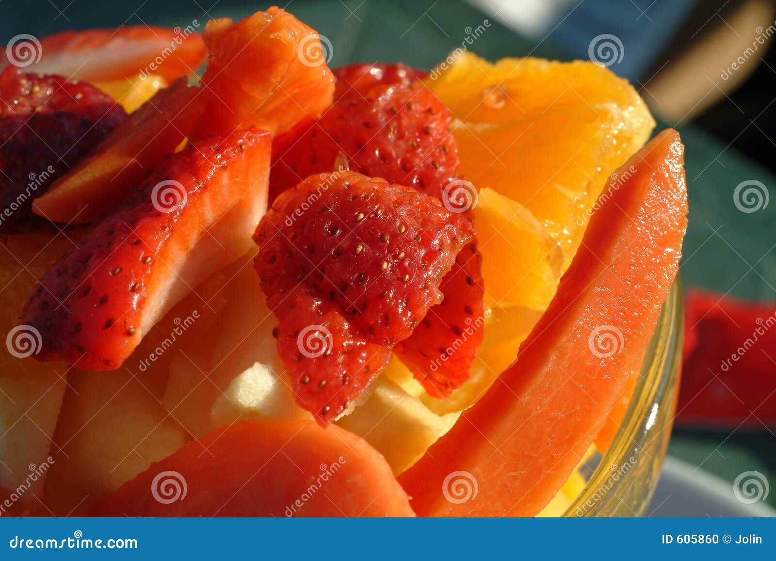 Delicious pieces of fruit stock photo. Image of glass, agriculture - 605860